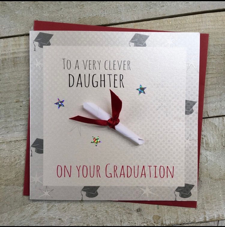Graduation Card - Daughter Son Grandson Granddaughter Sister Niece ...