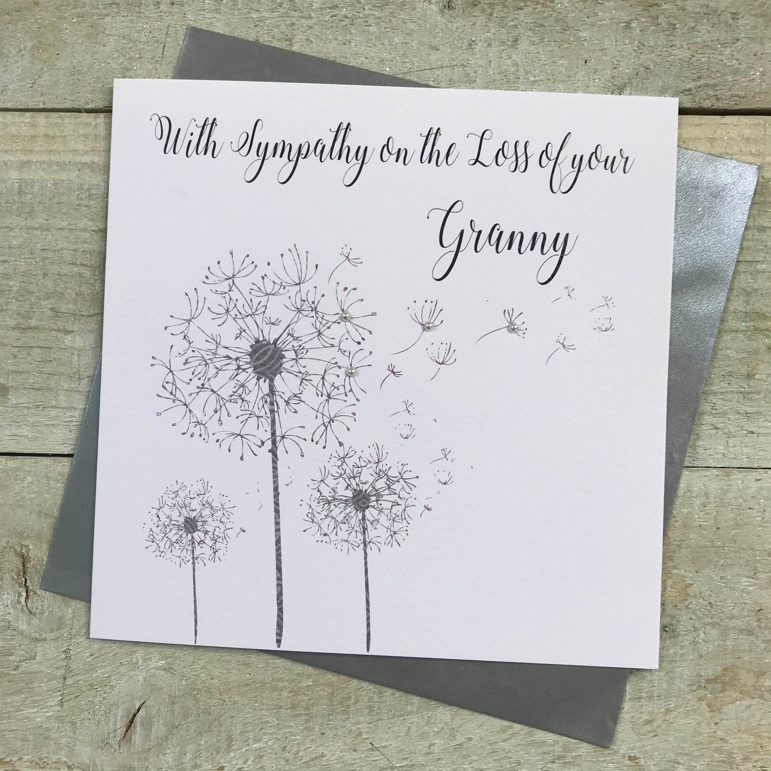 Sympathy Card - Loss of Granny, Grandma, Wife, Mum, Daughter, Friend ...