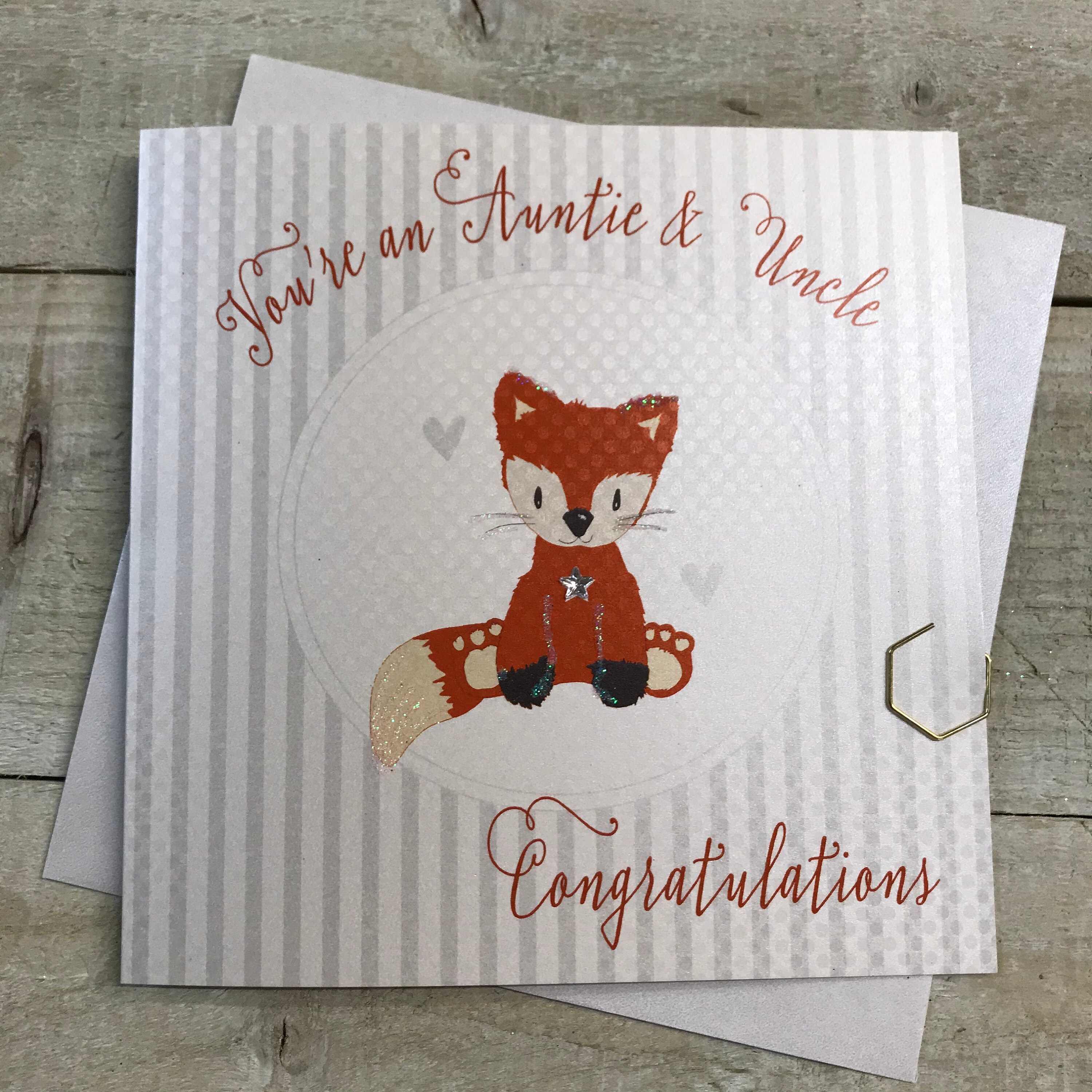 Youre a New Auntie & Uncle Handmade Card New Baby Card - Etsy Canada