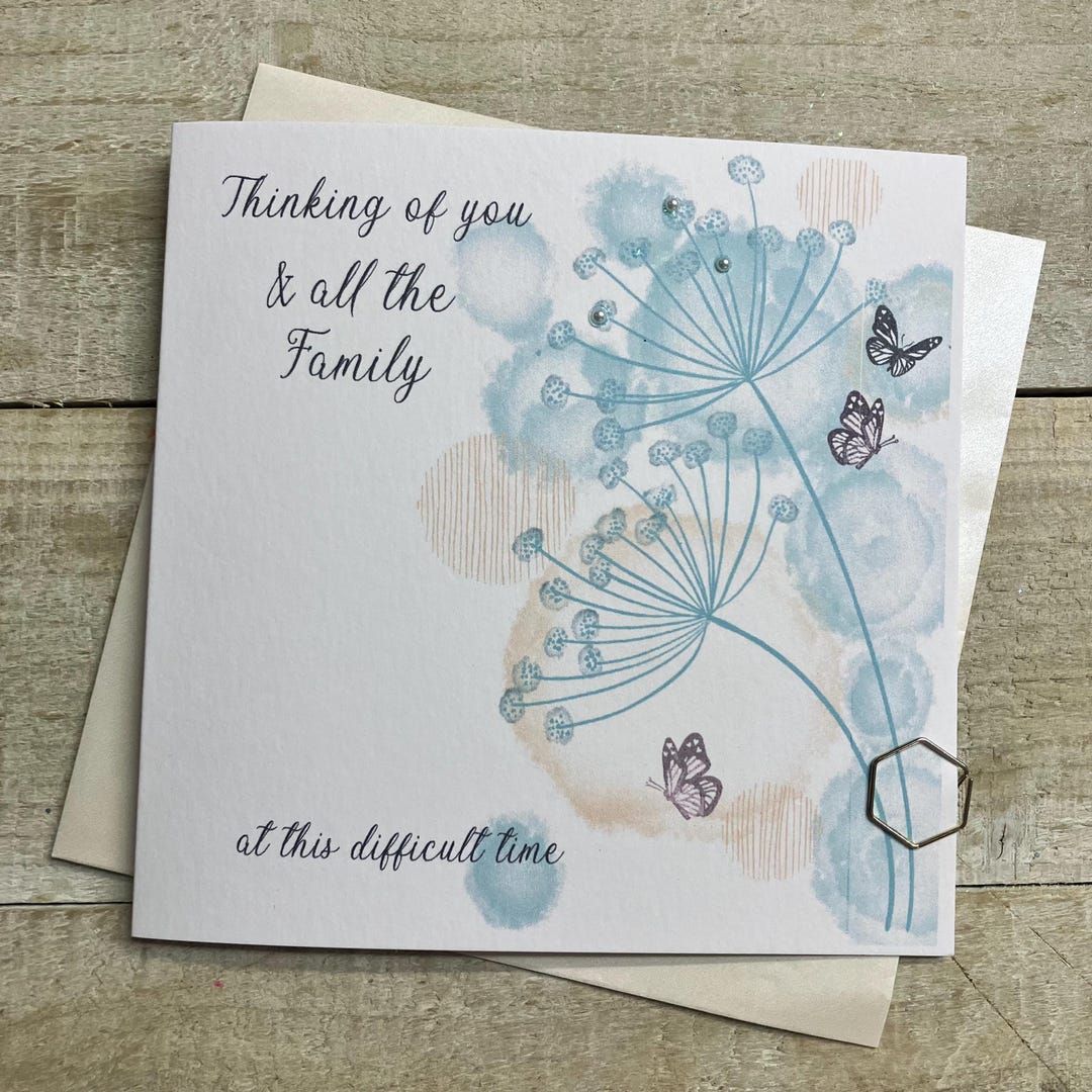 Sympathy to You and Your Family Card - Loss of Husband, Mum, Dad ...