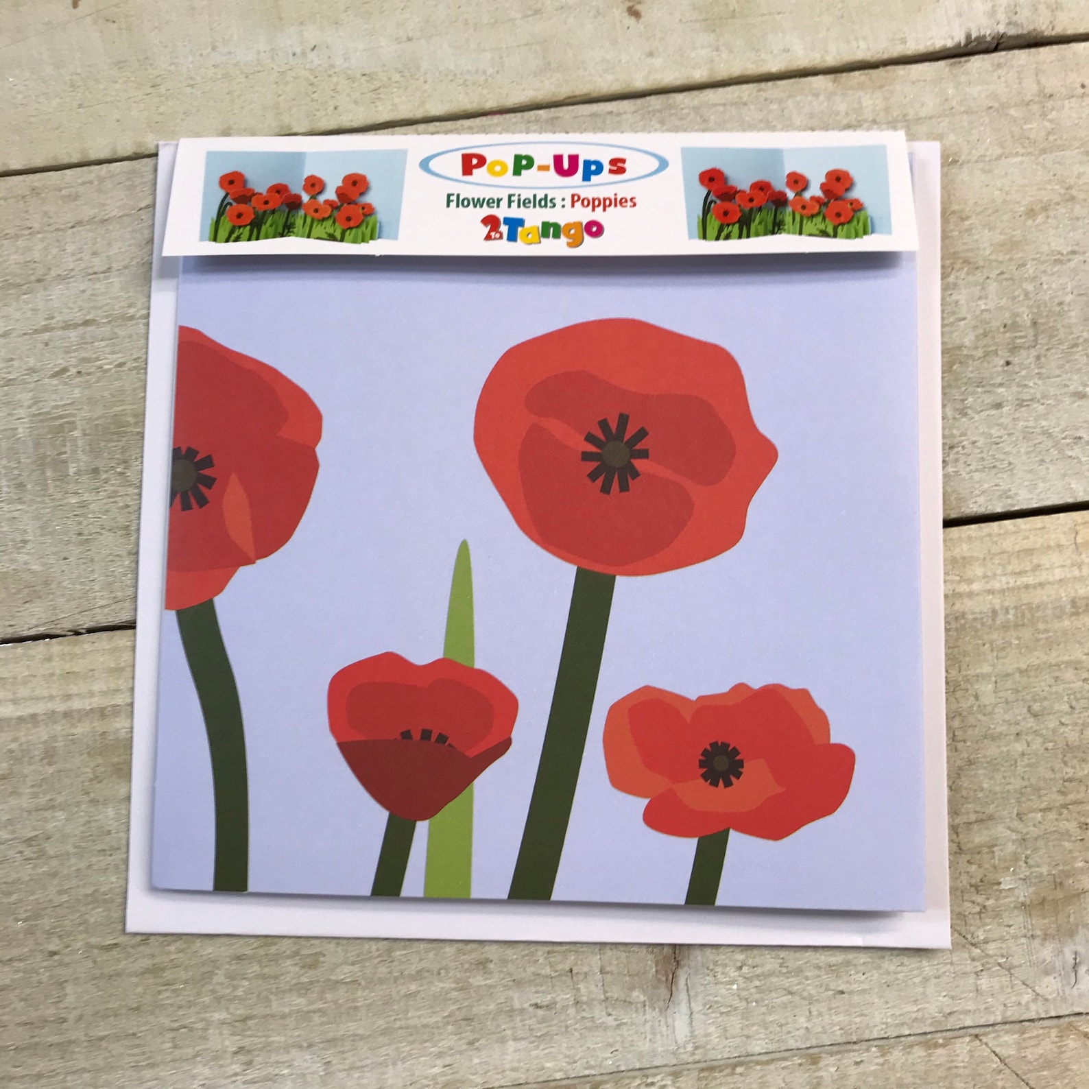 Pop up Card - Field of Poppies Design by 2totango - Poppy, Red Flowers ...