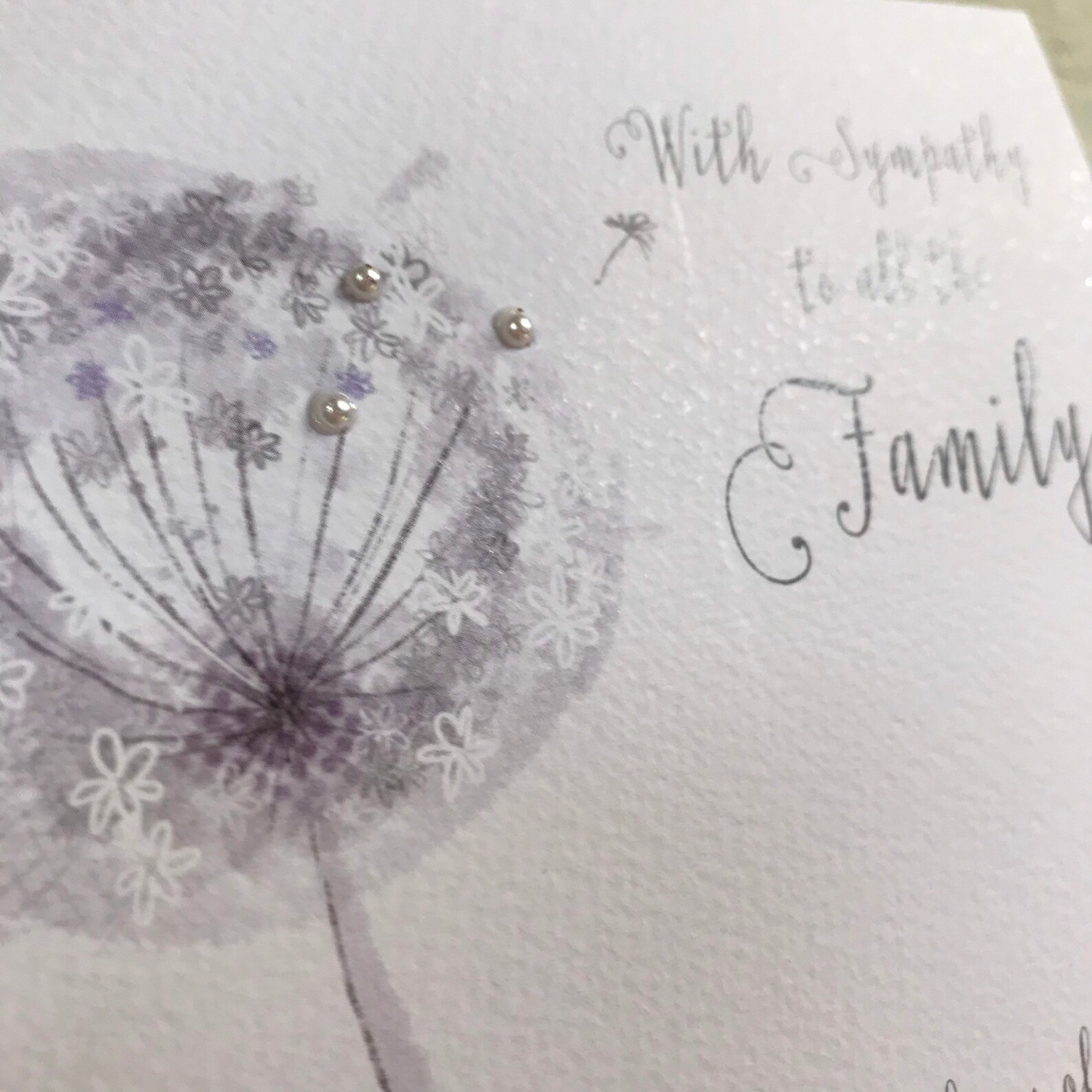 Sympathy to All the Family Card - Loss of Husband, Mum, Dad Sympathy ...