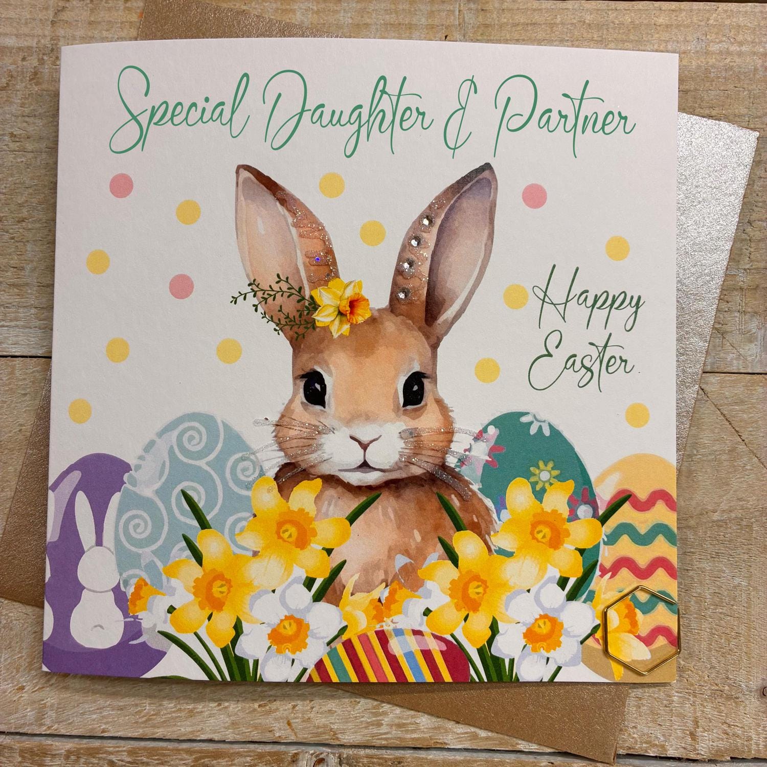 Daughter & Son in Law, Fiance, Easter Card for Auntie, Grandma, Granny ...