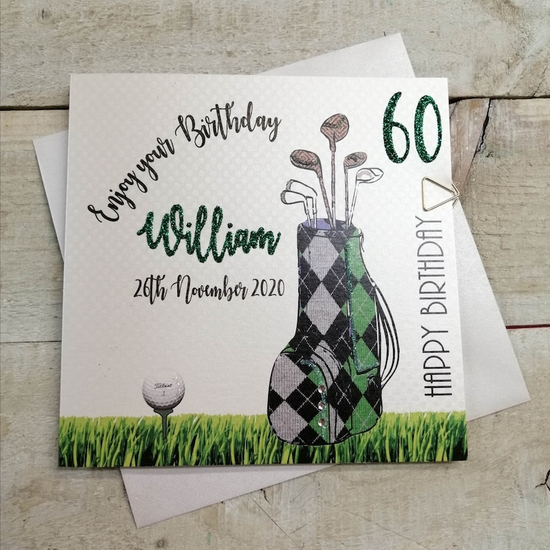 Birthday Cards for Men Golf - Etsy UK
