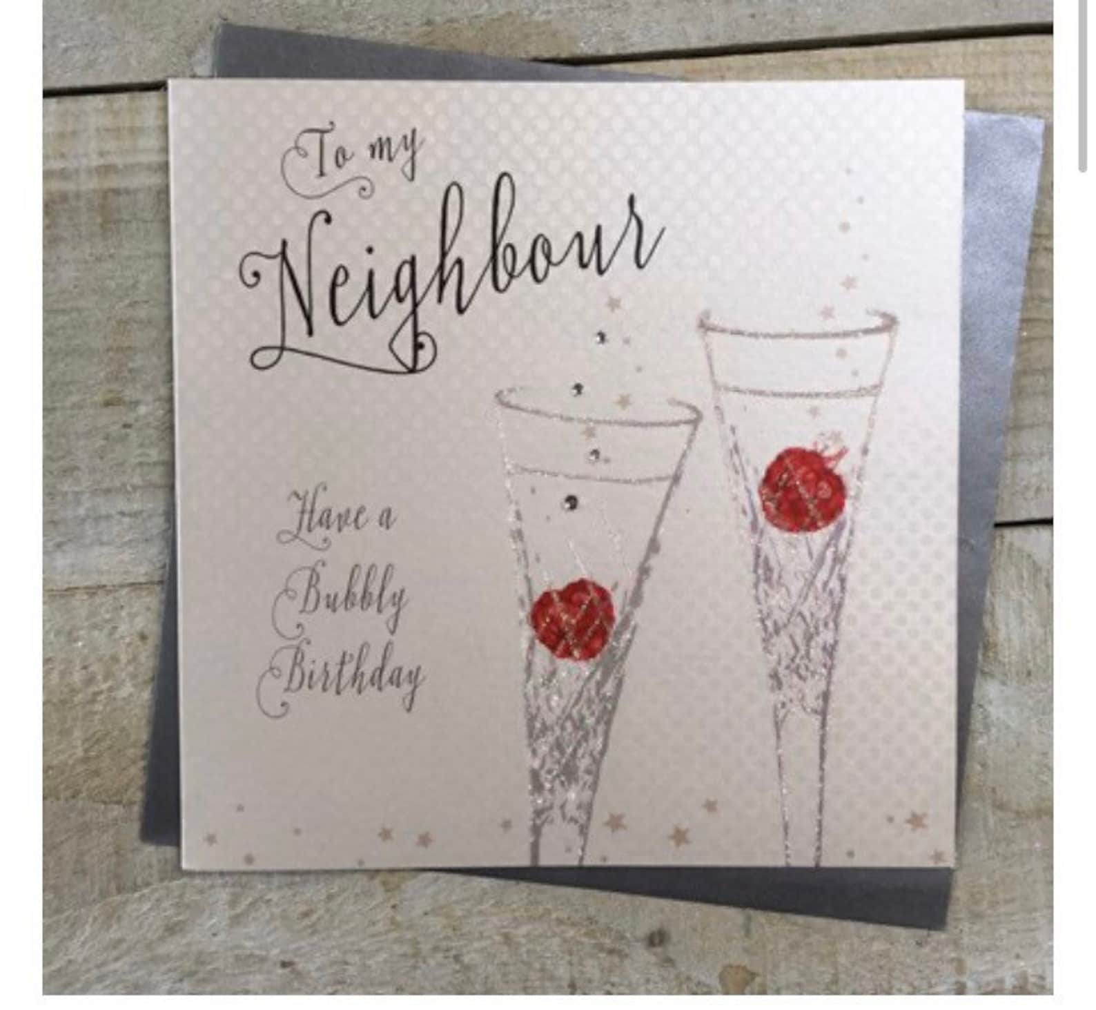 Neighbour Birthday Card - for My Neighbour, Best, Lovely, Special ...
