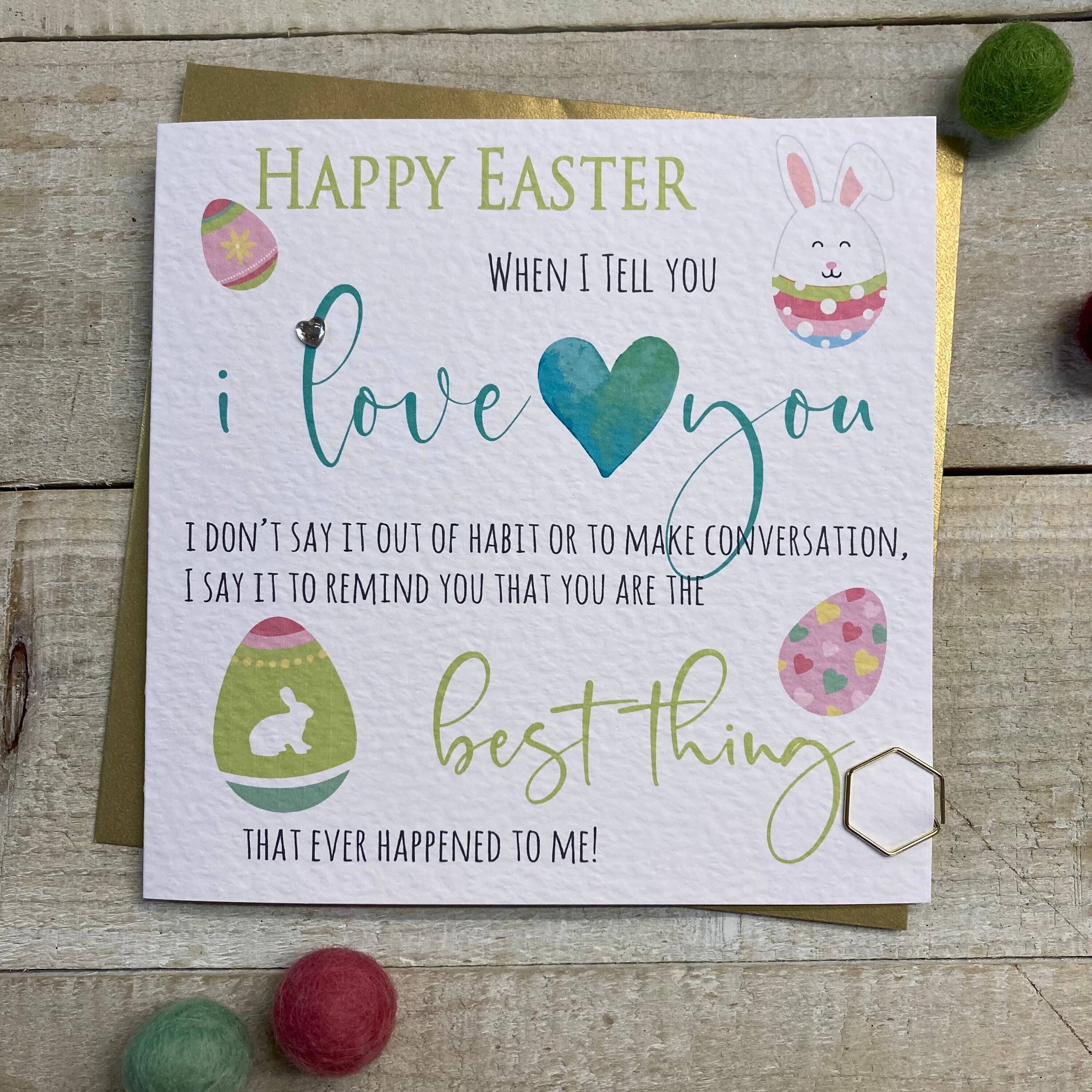 Love You Card Happy Valentineeaster Love Card for Wife - Etsy