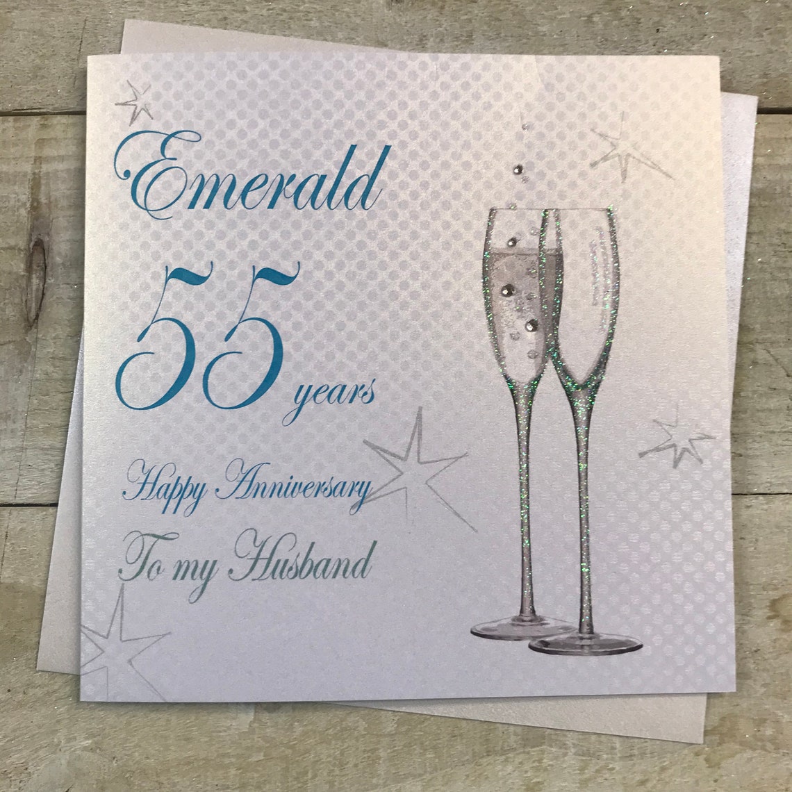 55th Emerald Anniversary Card For Wife Husband Mum Dad Etsy 55th Emerald Anniversary Card For Wife Husband Mum Dad Etsy