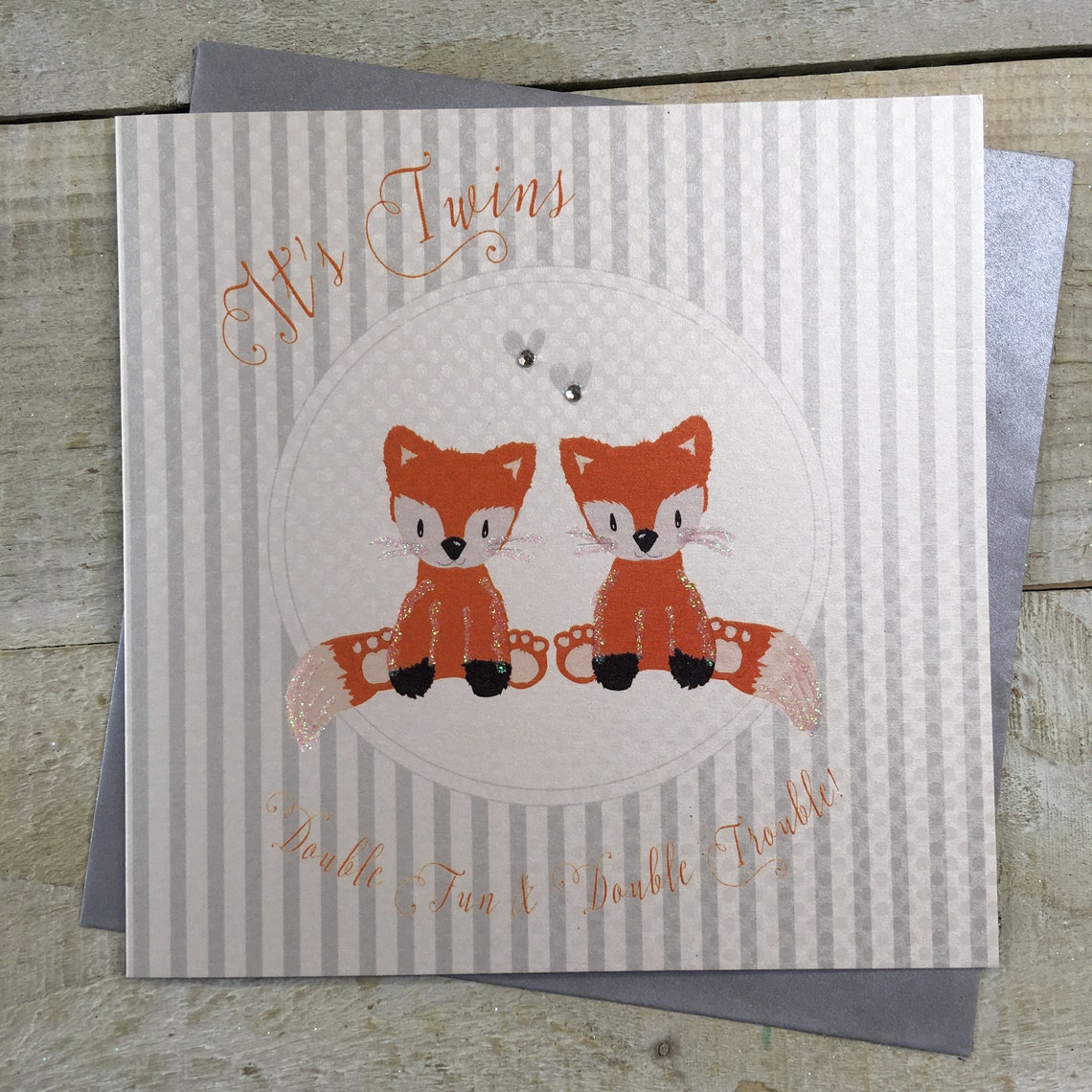 Twins Triplets New Babies Handmade Card Twins Card - Etsy