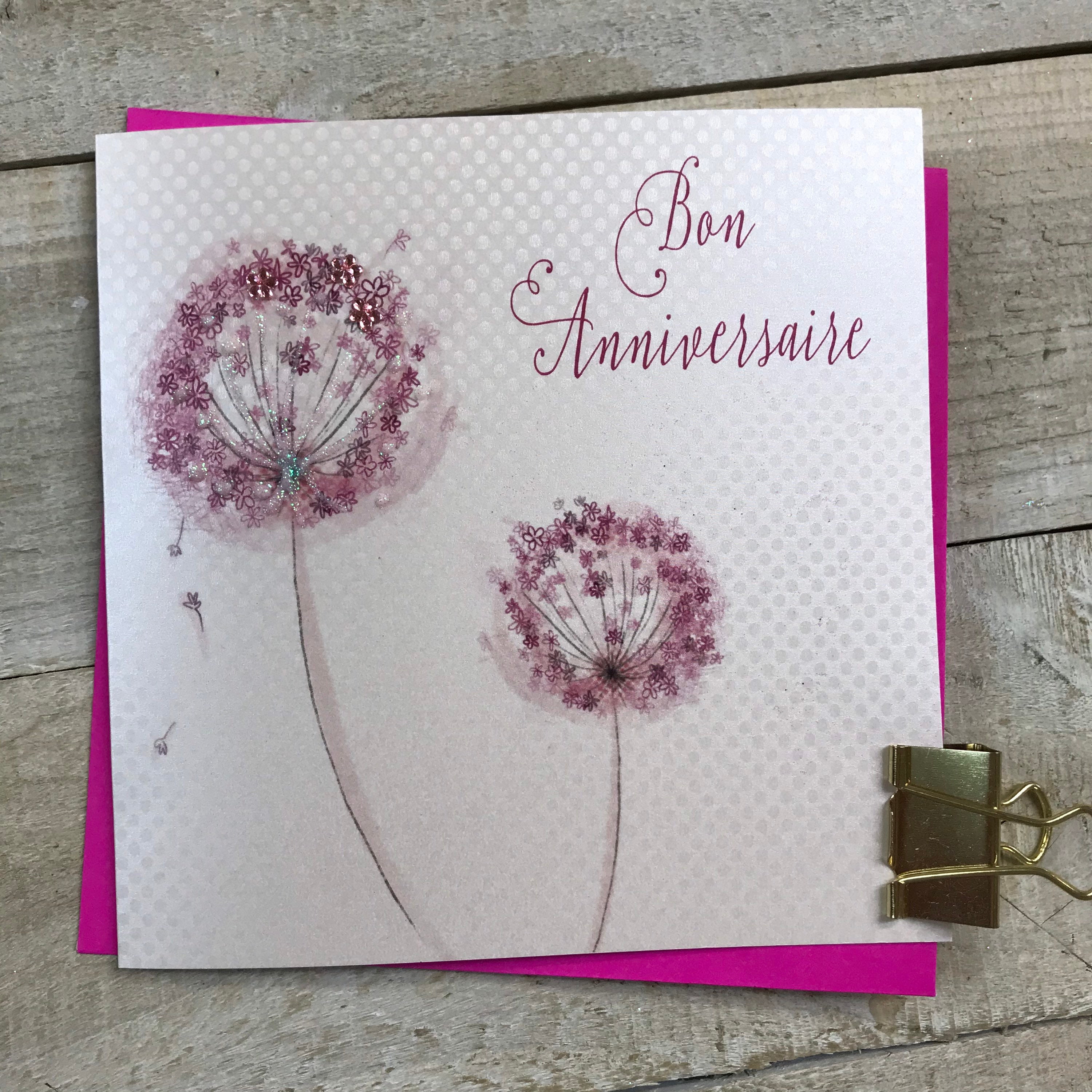 Joyeux Anniversaire- French Birthday Card - French Wording - Happy ...