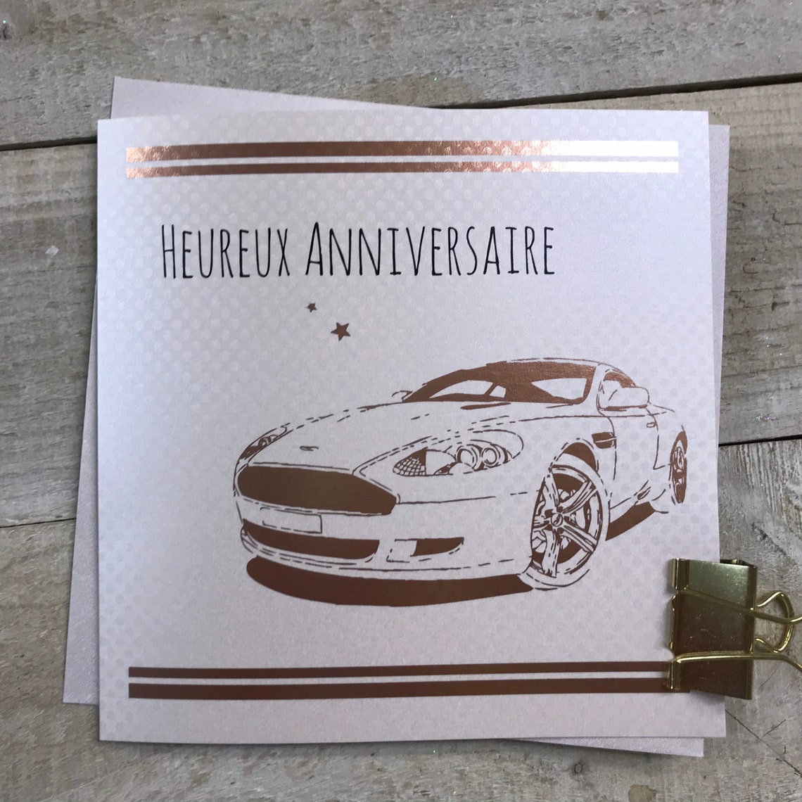 Joyeux Anniversaire French Birthday Card French Wording | Etsy