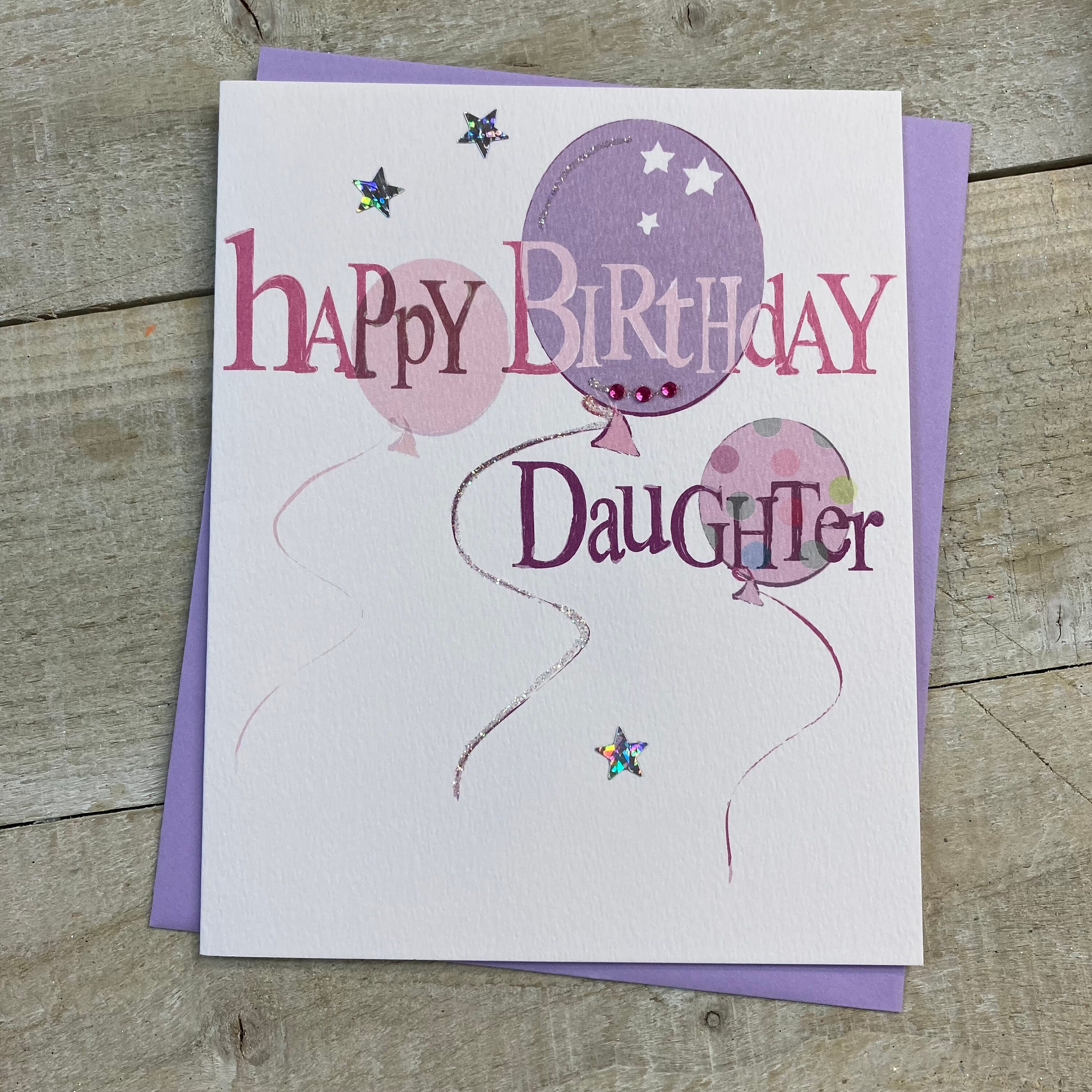 Daughter Birthday Card Handmade Special Card Stars | Etsy