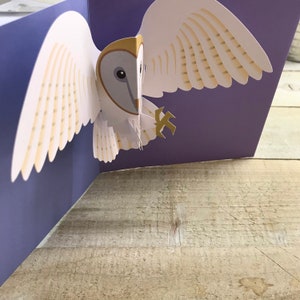 Pop up Card - Barn Owl Design by 2totango - Etsy