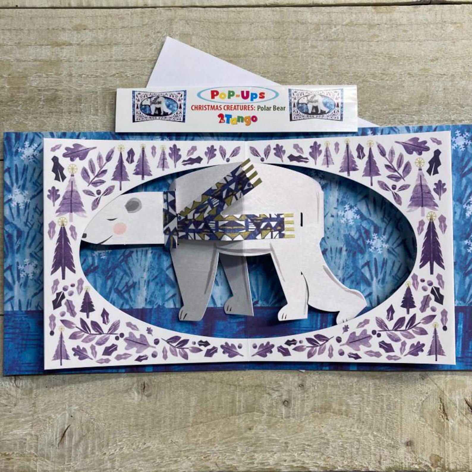 Pop up Card - Penguin Design by 2totango - BIRTHDAY OR CHRISTMAS - Etsy