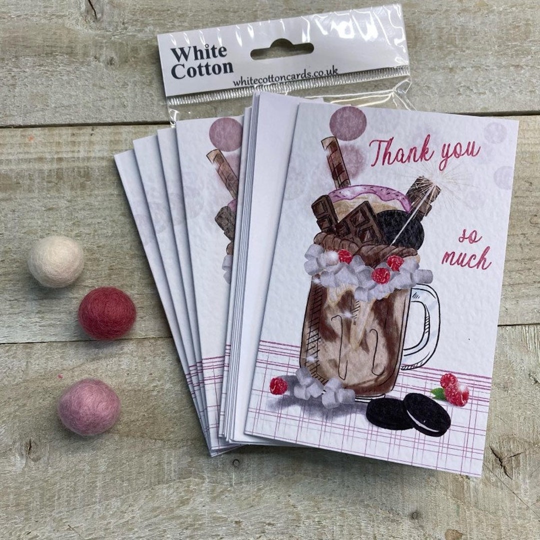 Plain Note Cards - for Girls - PACK OF 6 Cards & Envelopes - Note Lets ...