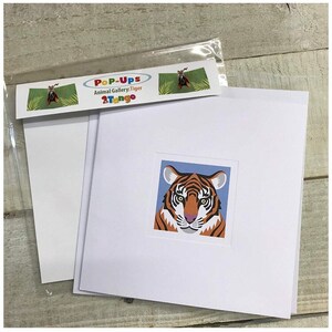 Pop up Card Tiger Design TTT1145 by 2totango - Etsy