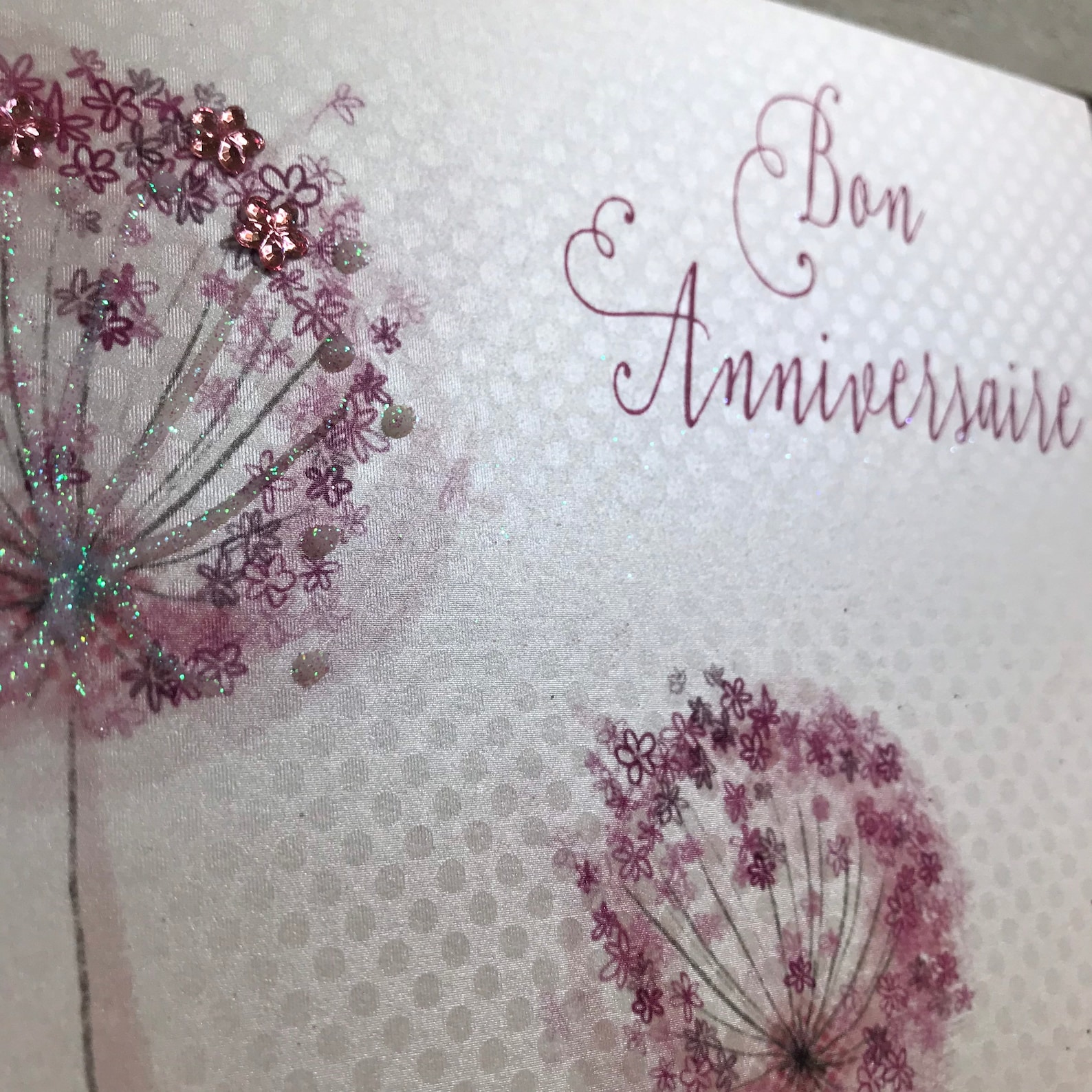 Joyeux Anniversaire- French Birthday Card - French Wording - Happy ...