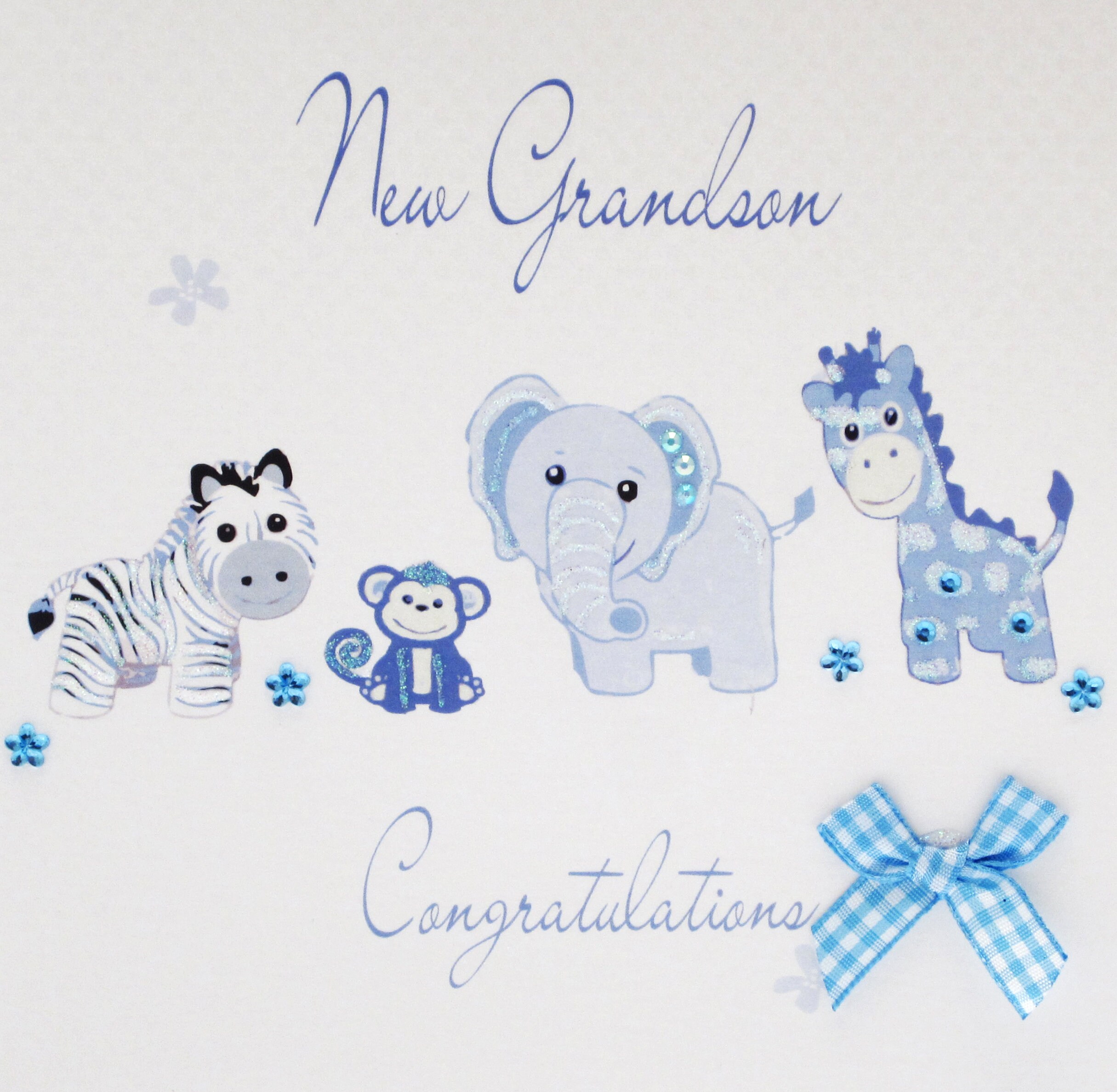 New Baby Boy New Son New Grandson Card New Grandparents - Etsy UK