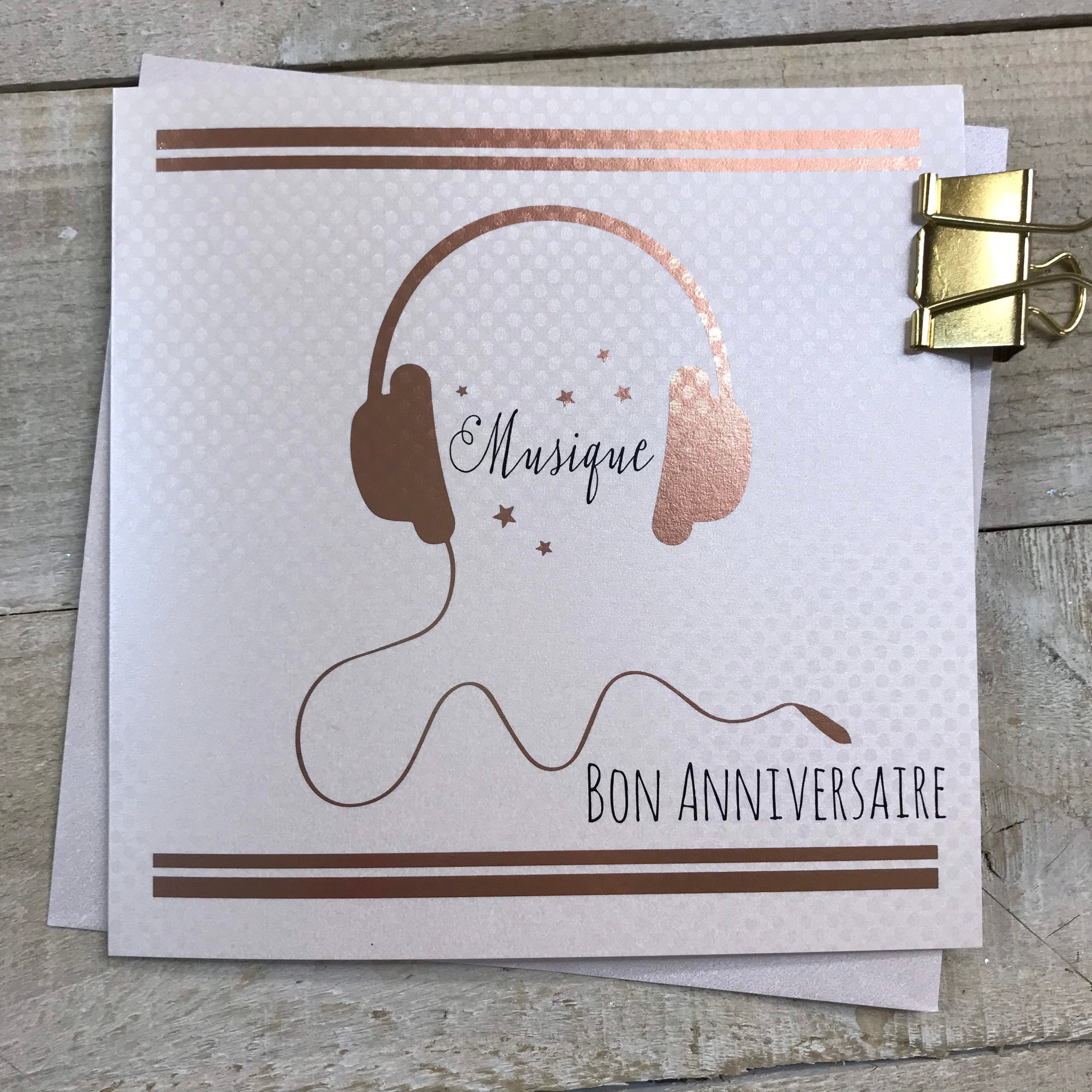 Joyeux Anniversaire French Birthday Card French Wording | Etsy