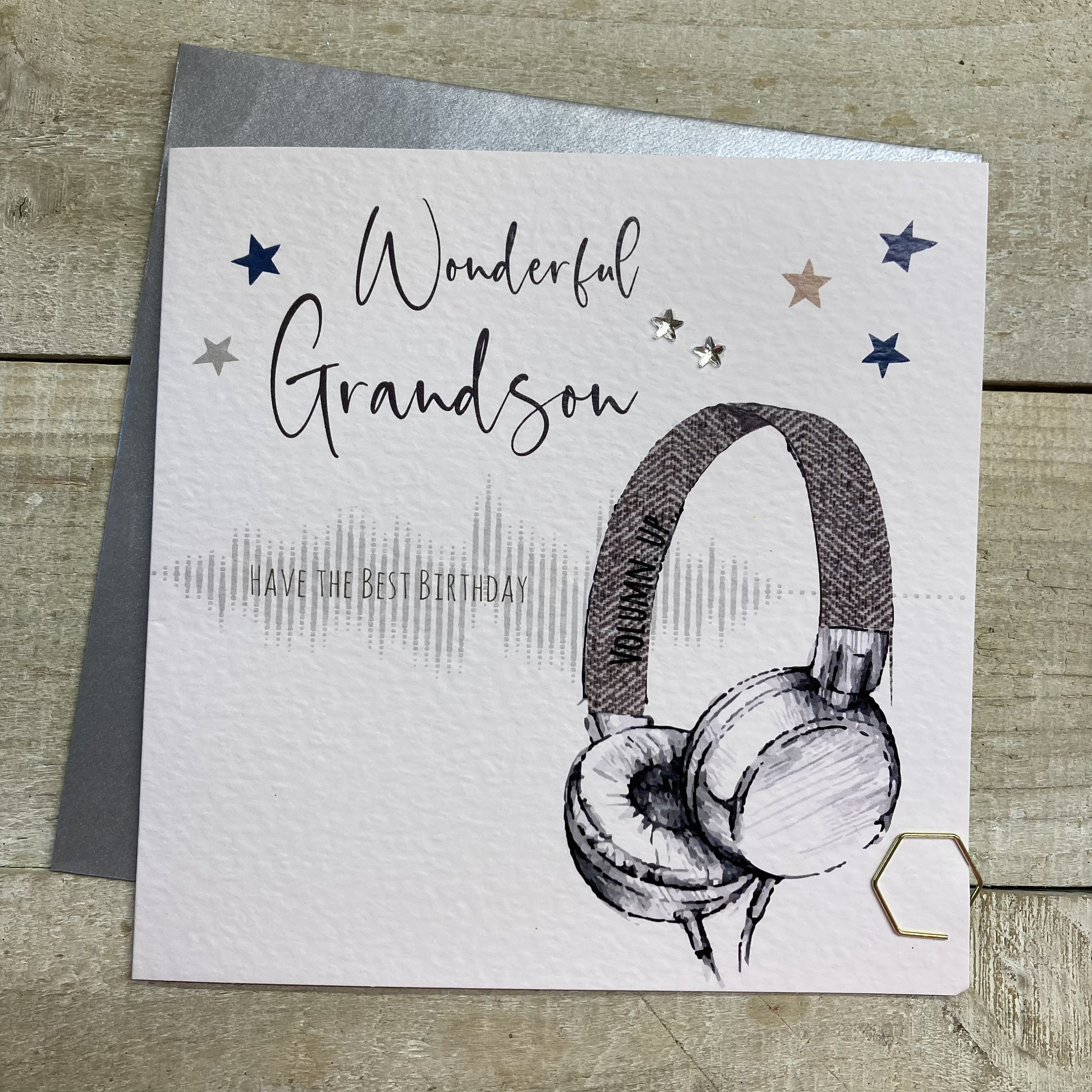 Grandson Birthday Card Handmade Special Card Stars - Etsy