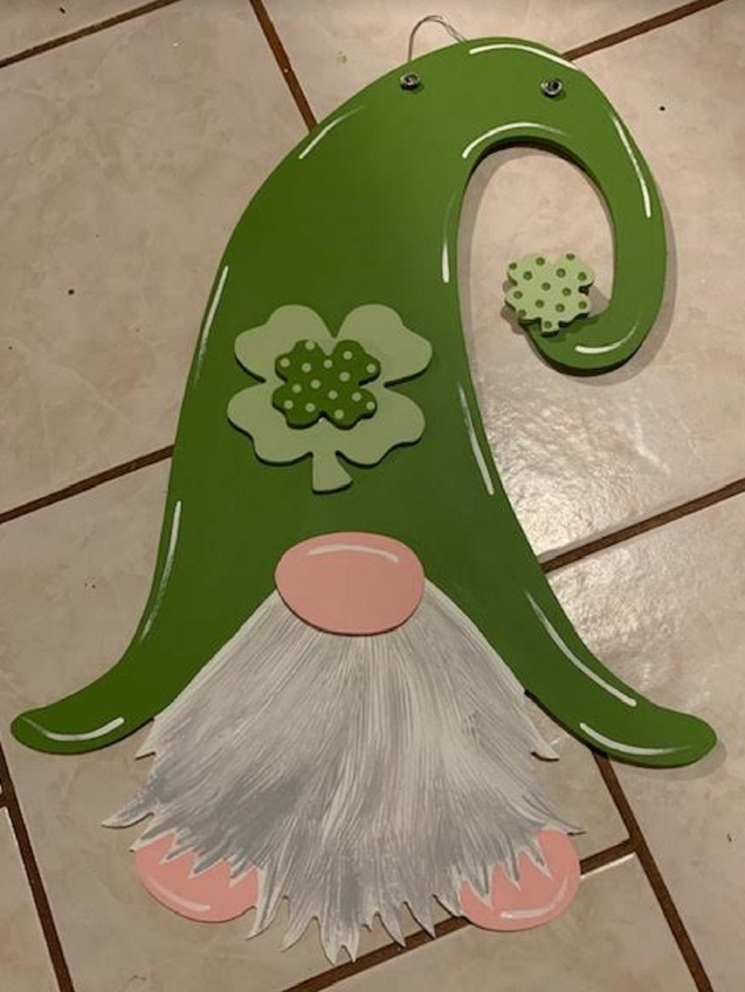 Gnome St Patricks Day Door Hanger St Paddy's Day Door - Etsy