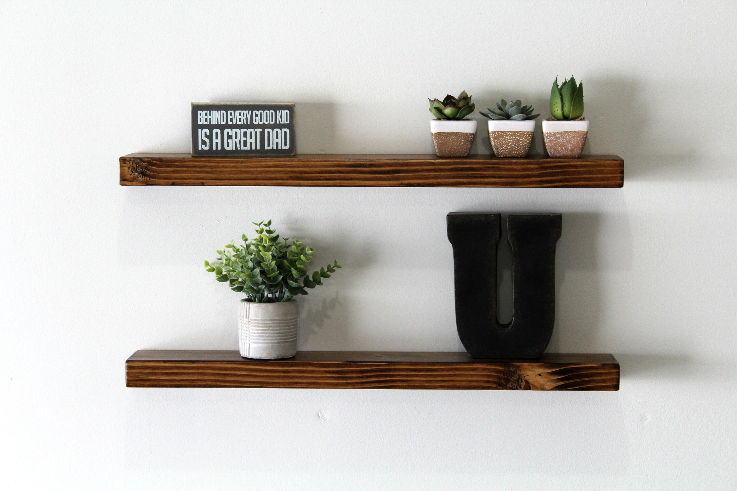 Rustic Floating Shelves, Floating Shelf, Shelves, Shelf, Wall Shelves ...