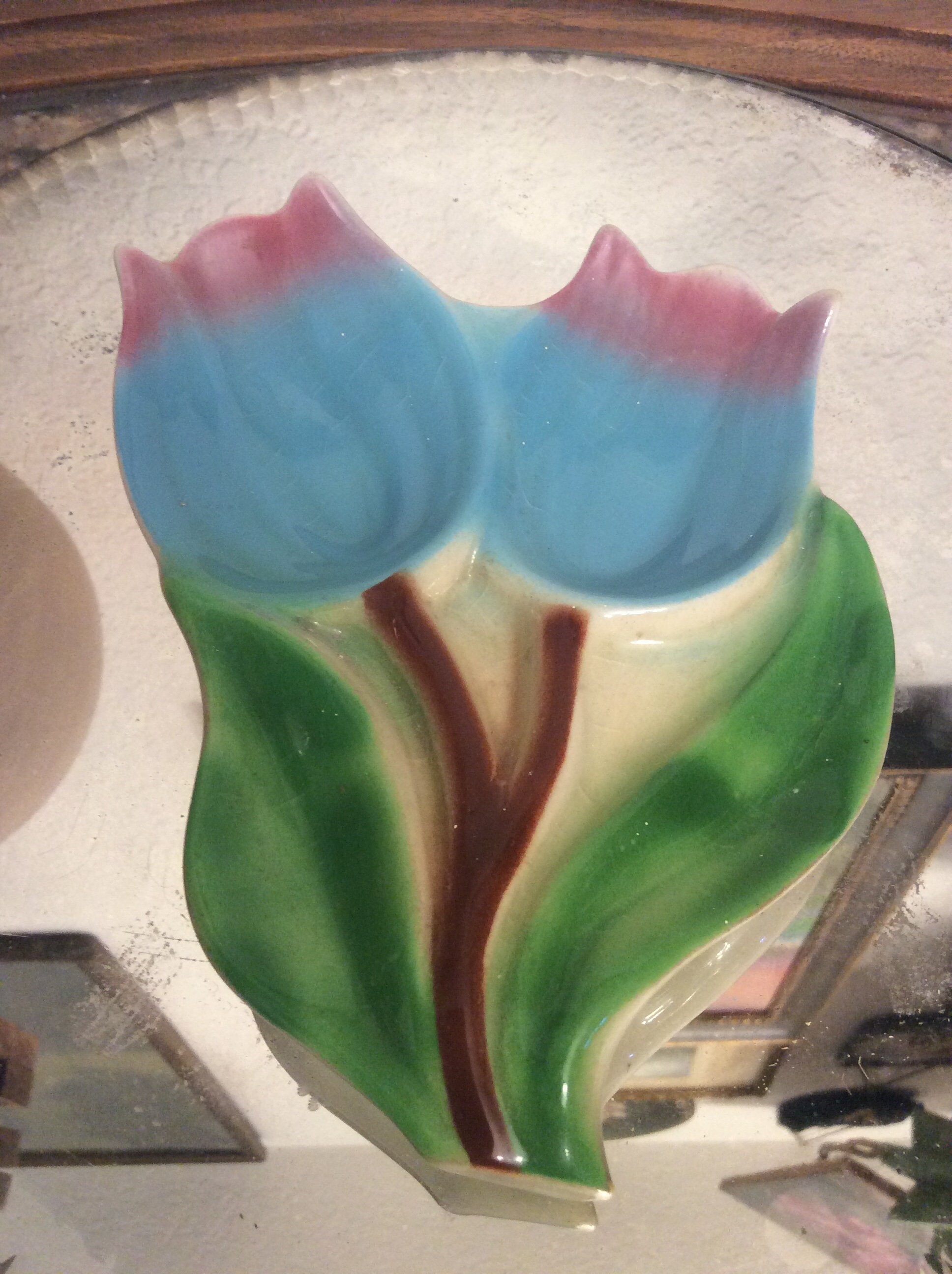Lovely tulip spoon rest vintage floral spoon rest vintage - Etsy.de