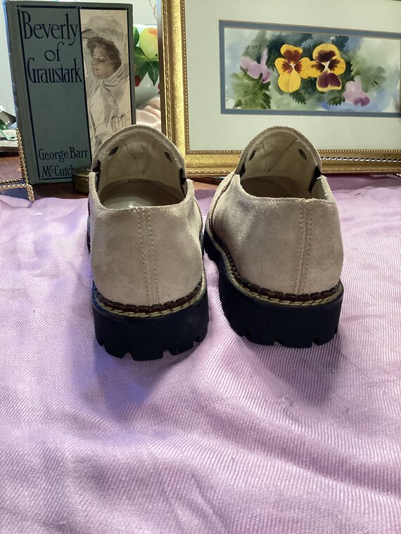 1990 Grier Wally brown suede loafers, suede Geier Wal… - Gem