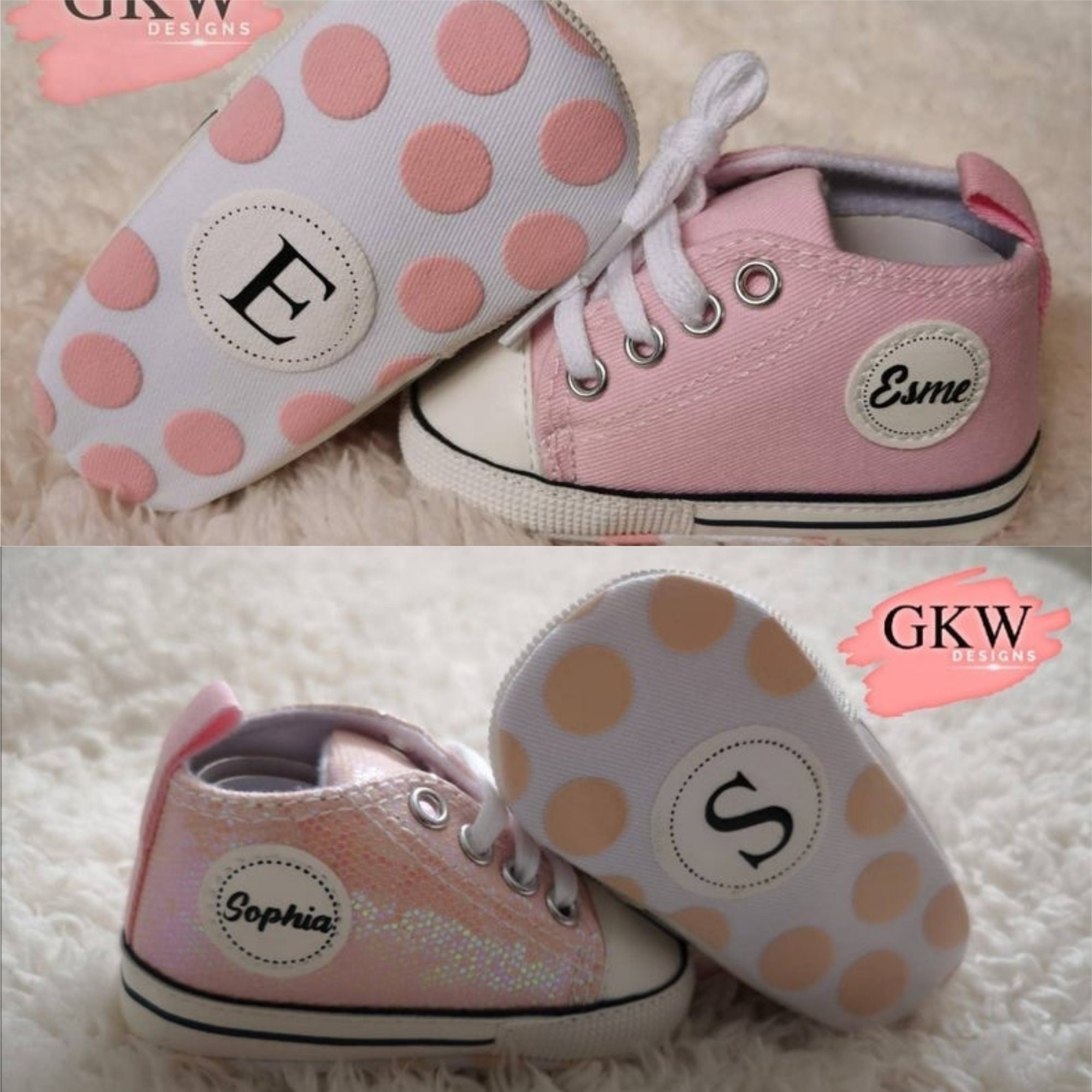 Personalised Toddler shoes baby shoes Name or Initial | Etsy