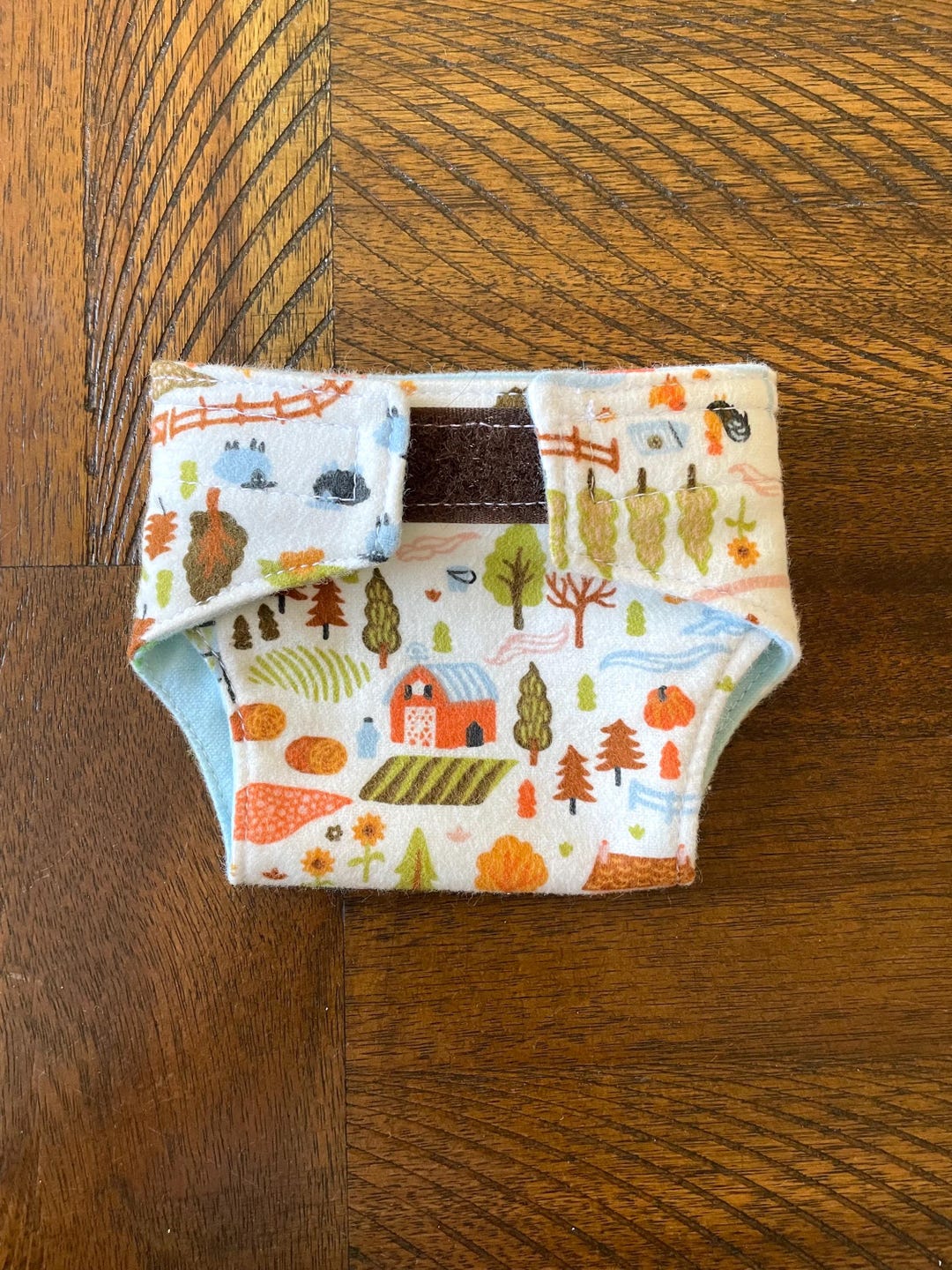 Farm Animals Doll Diaper//cloth Doll Diaper//reusable Doll Diaper ...