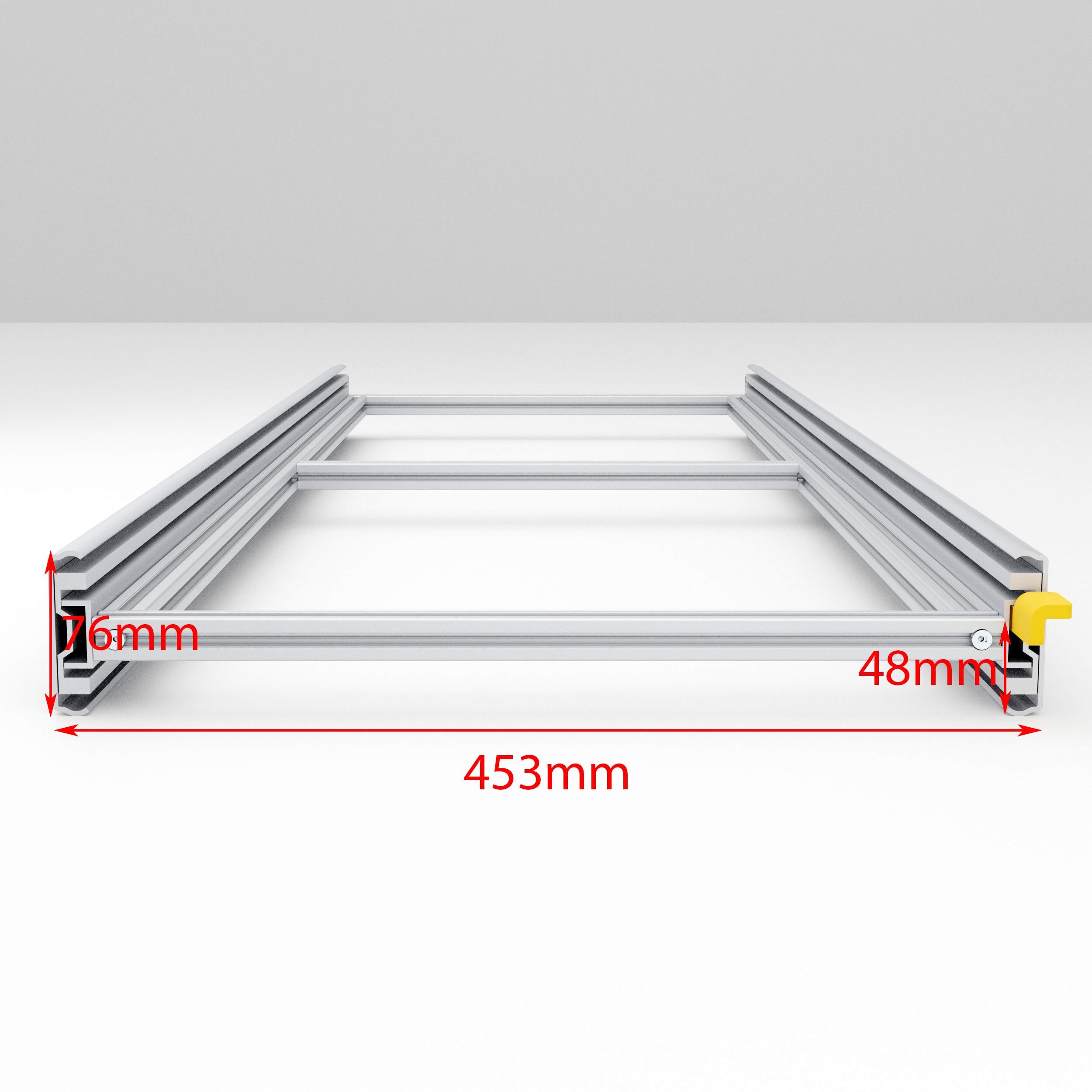 Rear Pull-out 120x40cm - Camper Van - One-hand Operation - Eurobox ...