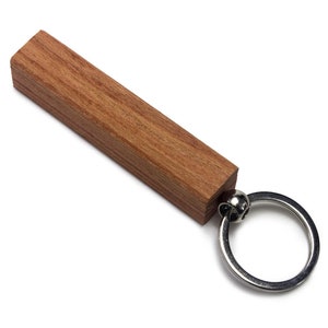 Woodbi Wooden Keychain | 5 Types of Wood to Choose From | Keyring Gift ...