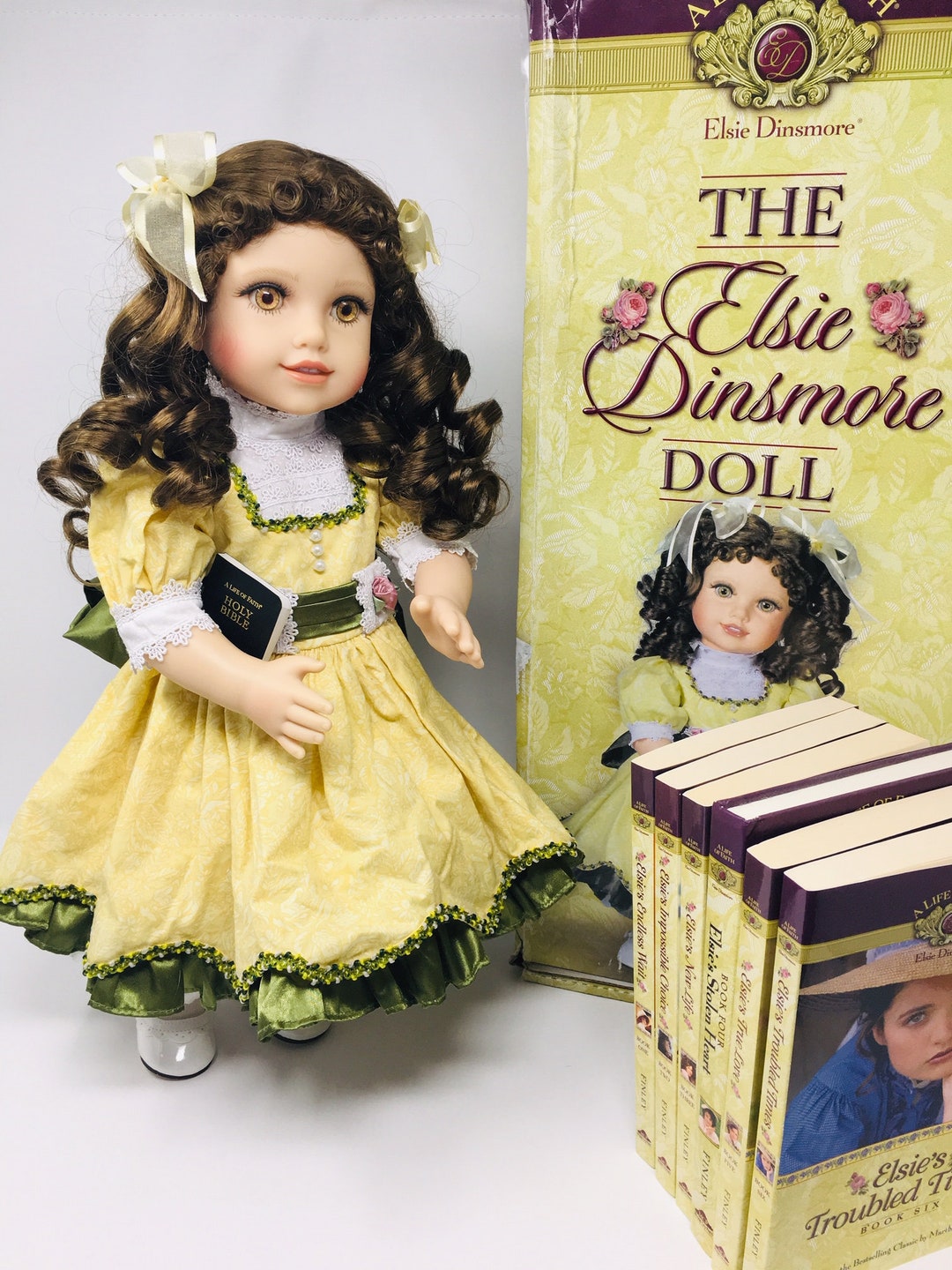 Life of Faith Elsie Dinsmore Doll, Outfits and Certificate of ...