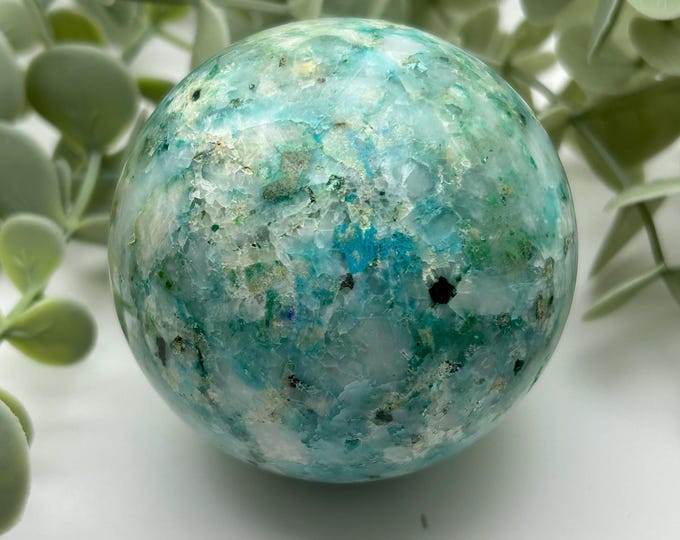 Quantum Quattro Sphere // Chrysocolla // Malachite // Shattuckite ...