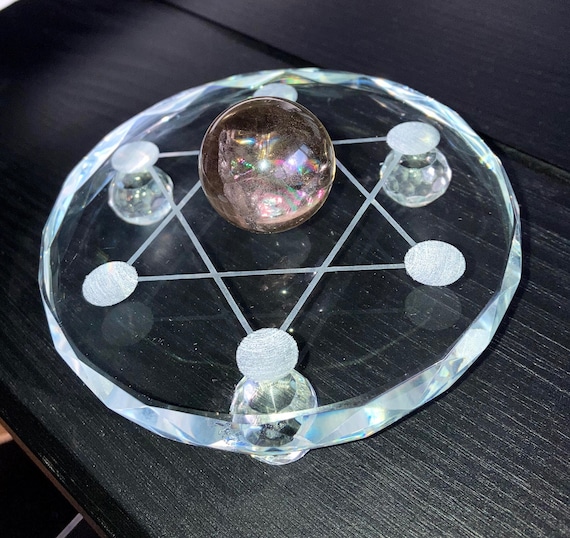 Glass Star 7 Sphere Stand 4 Width // Sphere // Ball // - Etsy