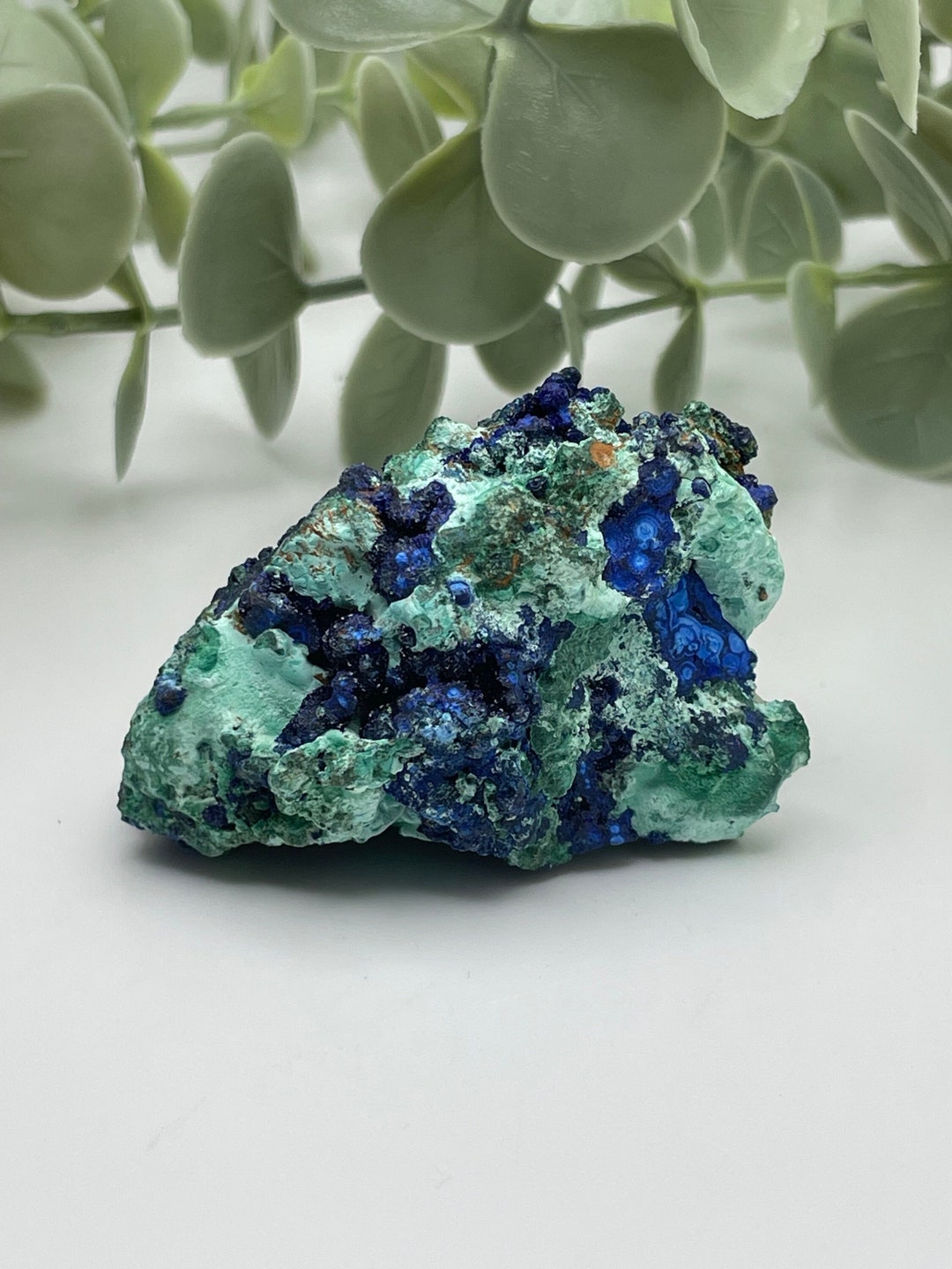 Azurite Malachite Raw Specimen With Druzy // Cluster // Healing ...