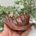 Moss Agate Snail Carving Large // Red Moss Slug // Crystal // Healing ...