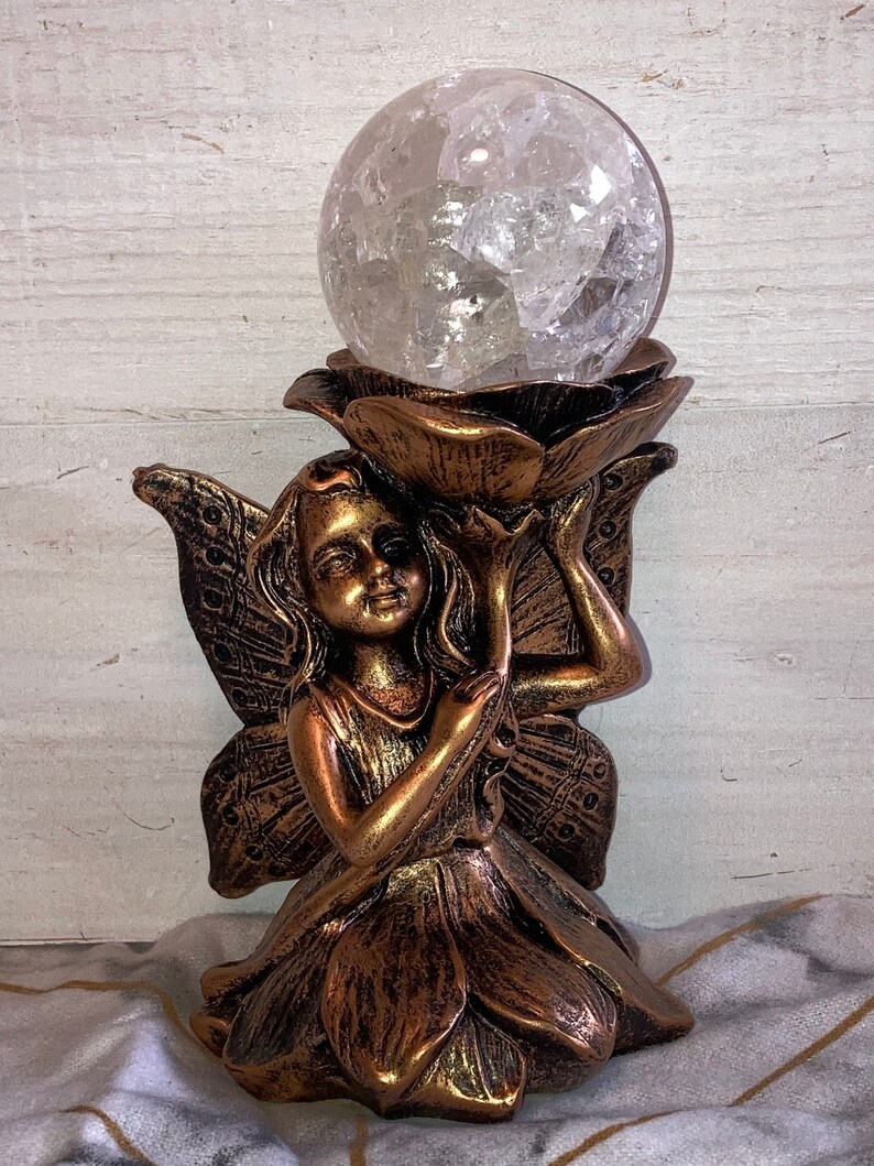 Fairy Sphere Stand // Silver // Blue // Gold // Ball // | Etsy