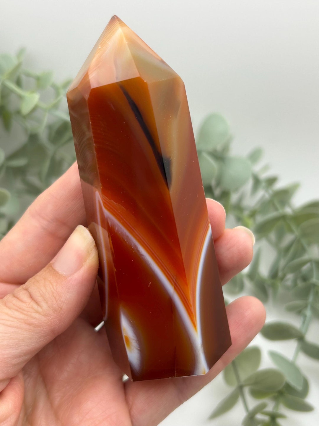 Sardonyx Tower// Red Agate // Carnelia // Points // Generators ...