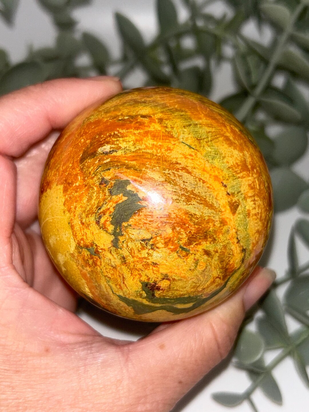Orpiment Realgar Sphere 64mm // Ball // Orb //healing// Natural ...