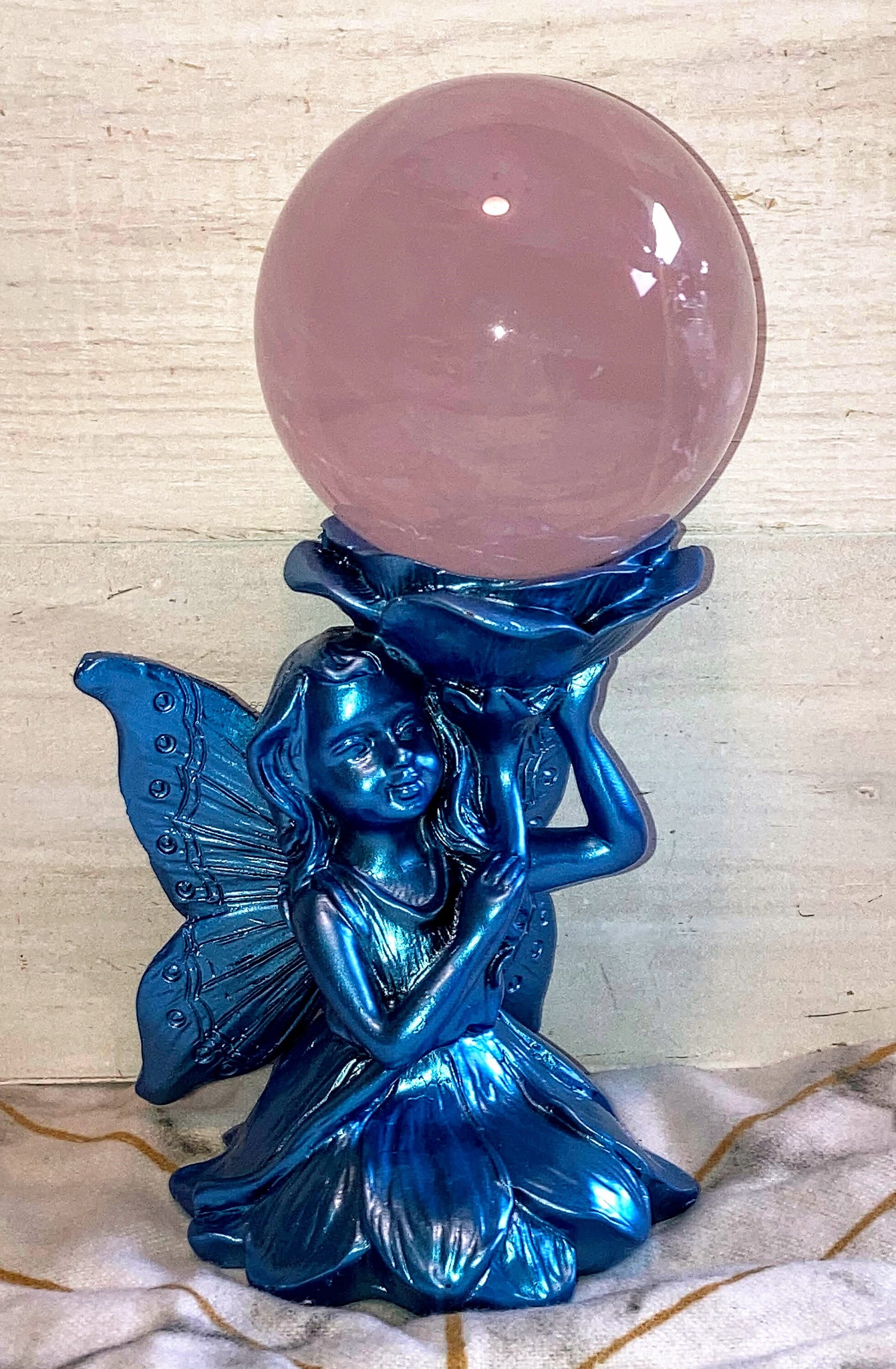 Fairy Sphere Stand // Silver // Blue // Gold // Ball // | Etsy