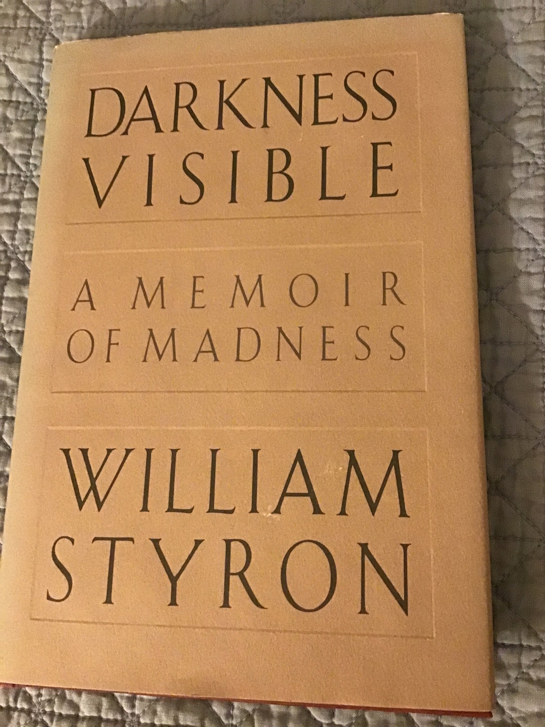 Inscribed Book " Darkness Visible : A Memoir of Madness " by William Styron - Etsy