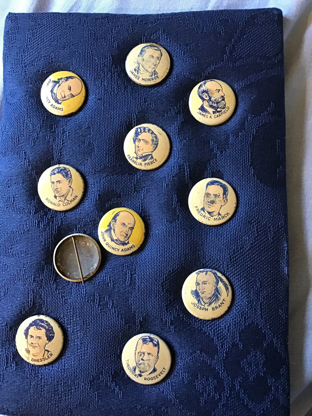 10 Vintage Pins Famous People - Etsy