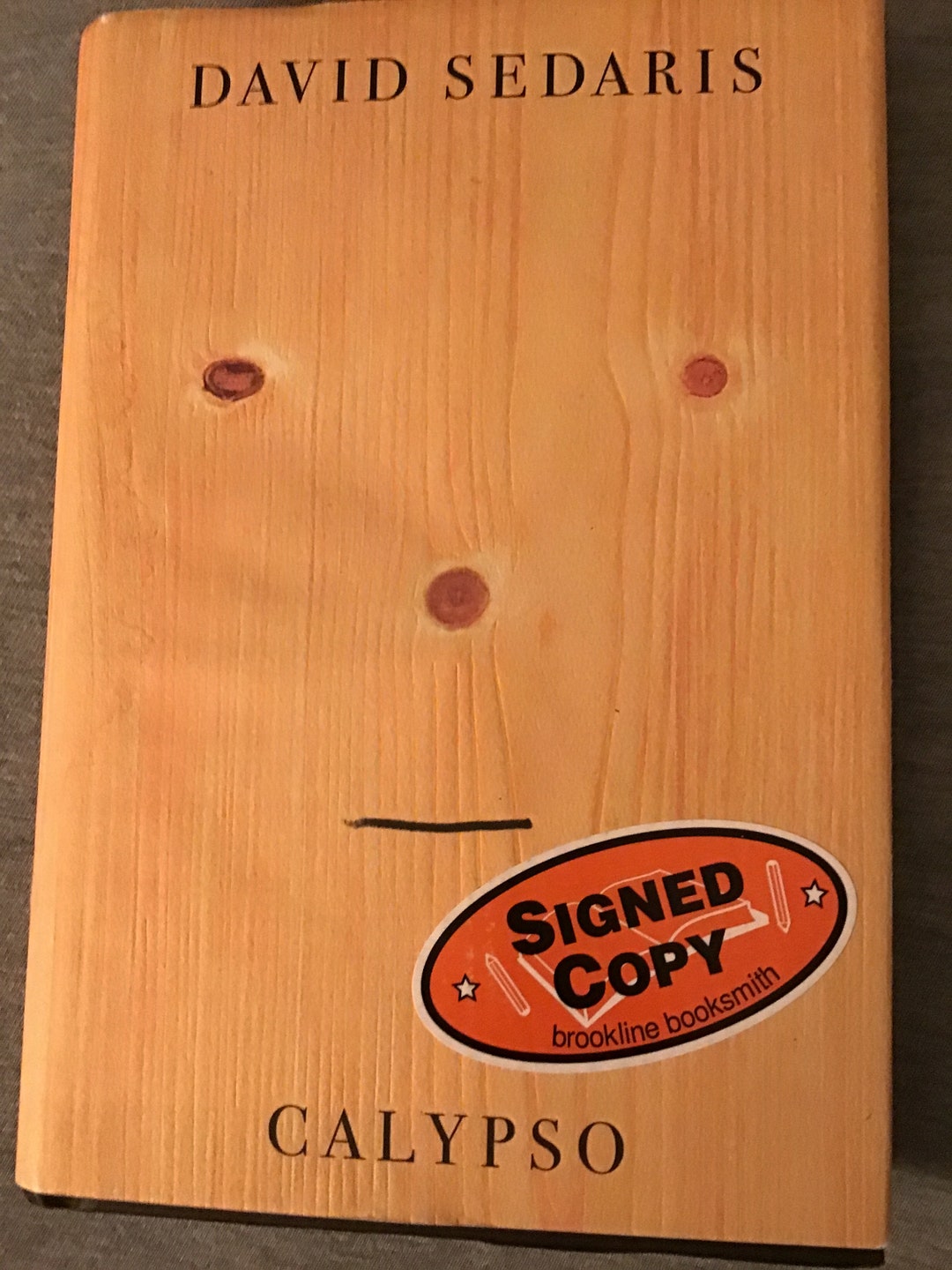 Signed David Sedaris Book Calypso - Etsy
