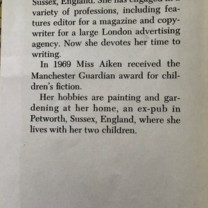 The Cuckoo Tree by Joan Aiken First American Edition - Etsy