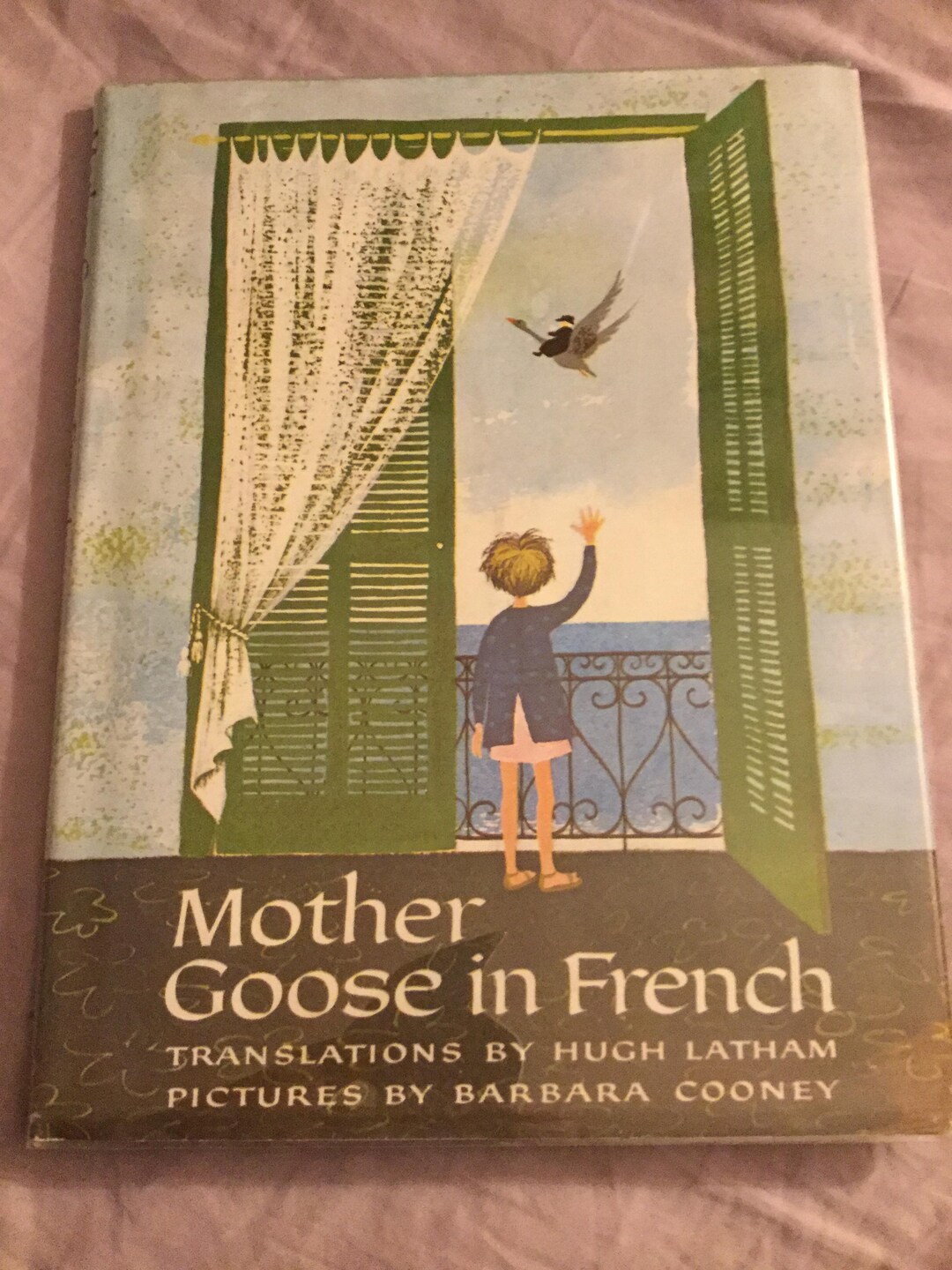 1960s Picture Book Mother Goose in French Barbara Cooney Illustrations ...