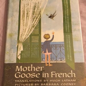 1960s Picture Book Mother Goose in French Barbara Cooney Illustrations ...