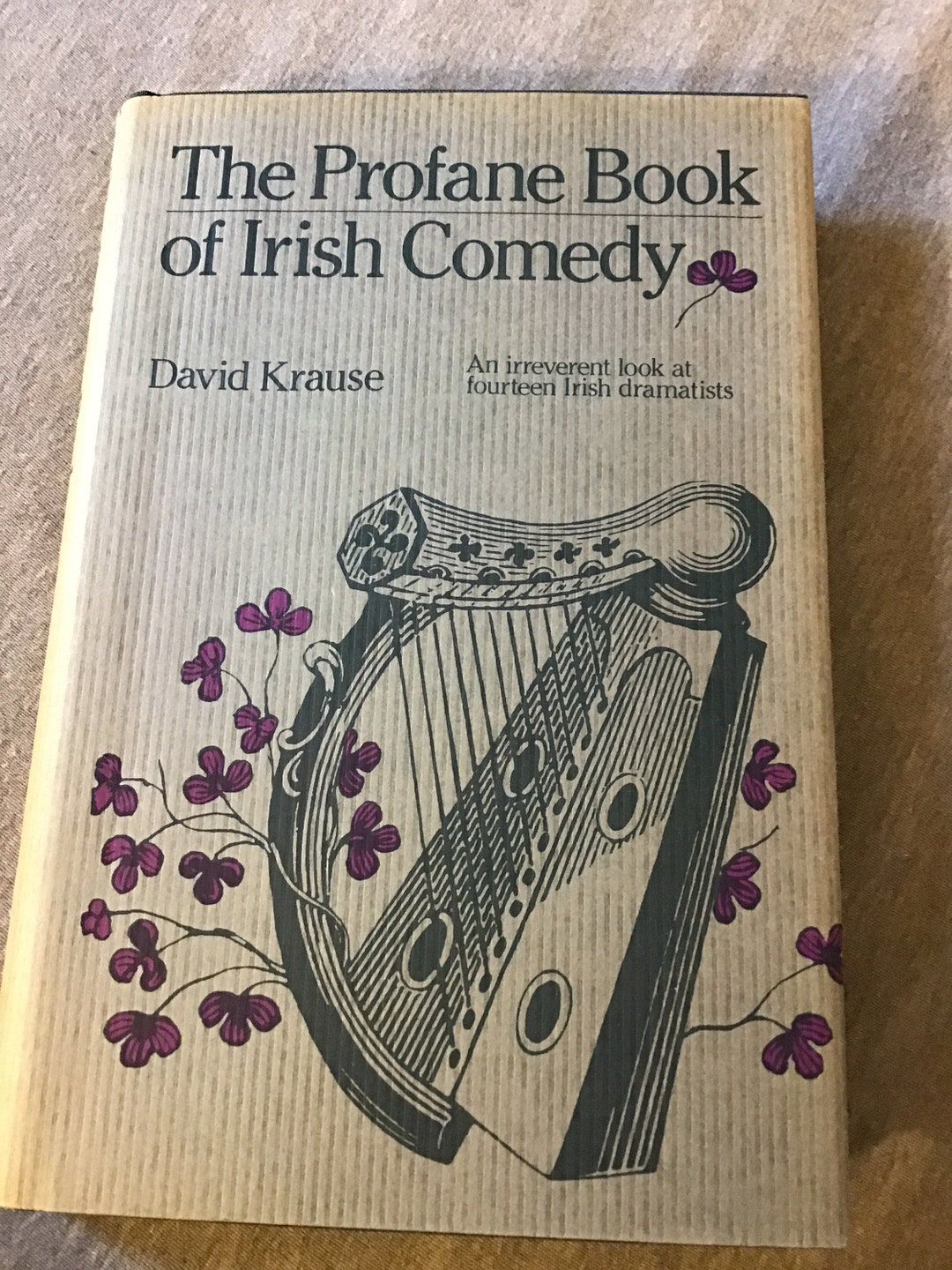 Hardcover Book " the Profane Book of Irish Comedy " by David Krause - Etsy