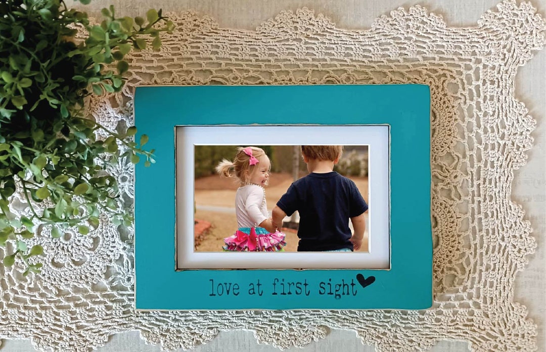 Personalized Love at First Sight Picture Frame, Best Buddies Picture ...