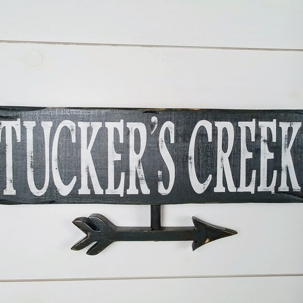 Creek Sign - Etsy