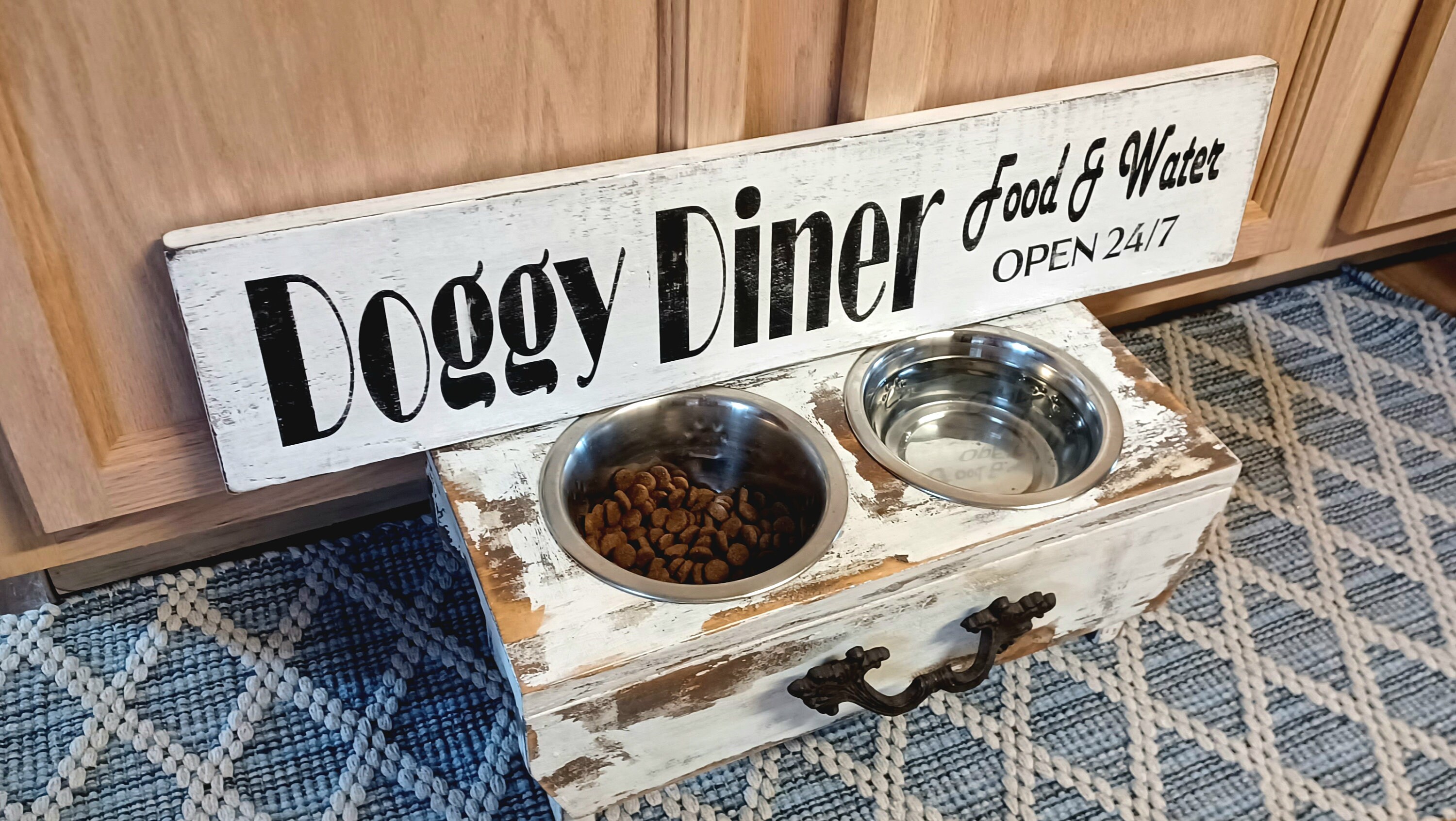Doggy Doggy Diner Sign Dog Wall Art Dog Food Sign Dog Food - Etsy